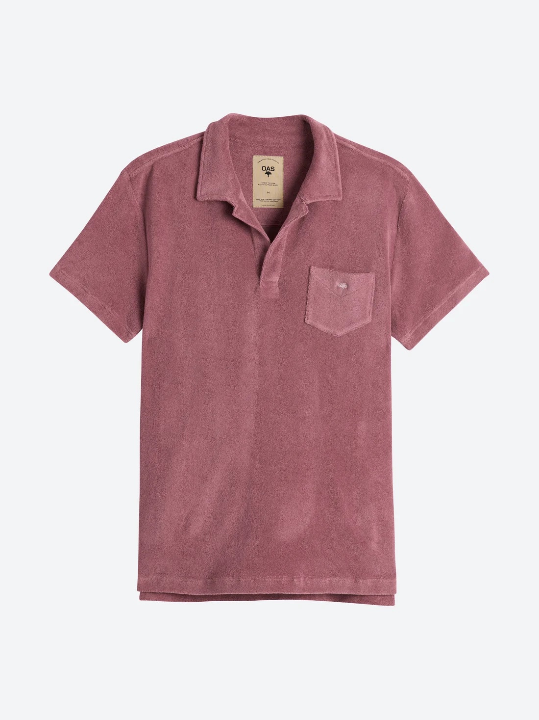 OAS Terry Shirt - Burgunder | Follestad