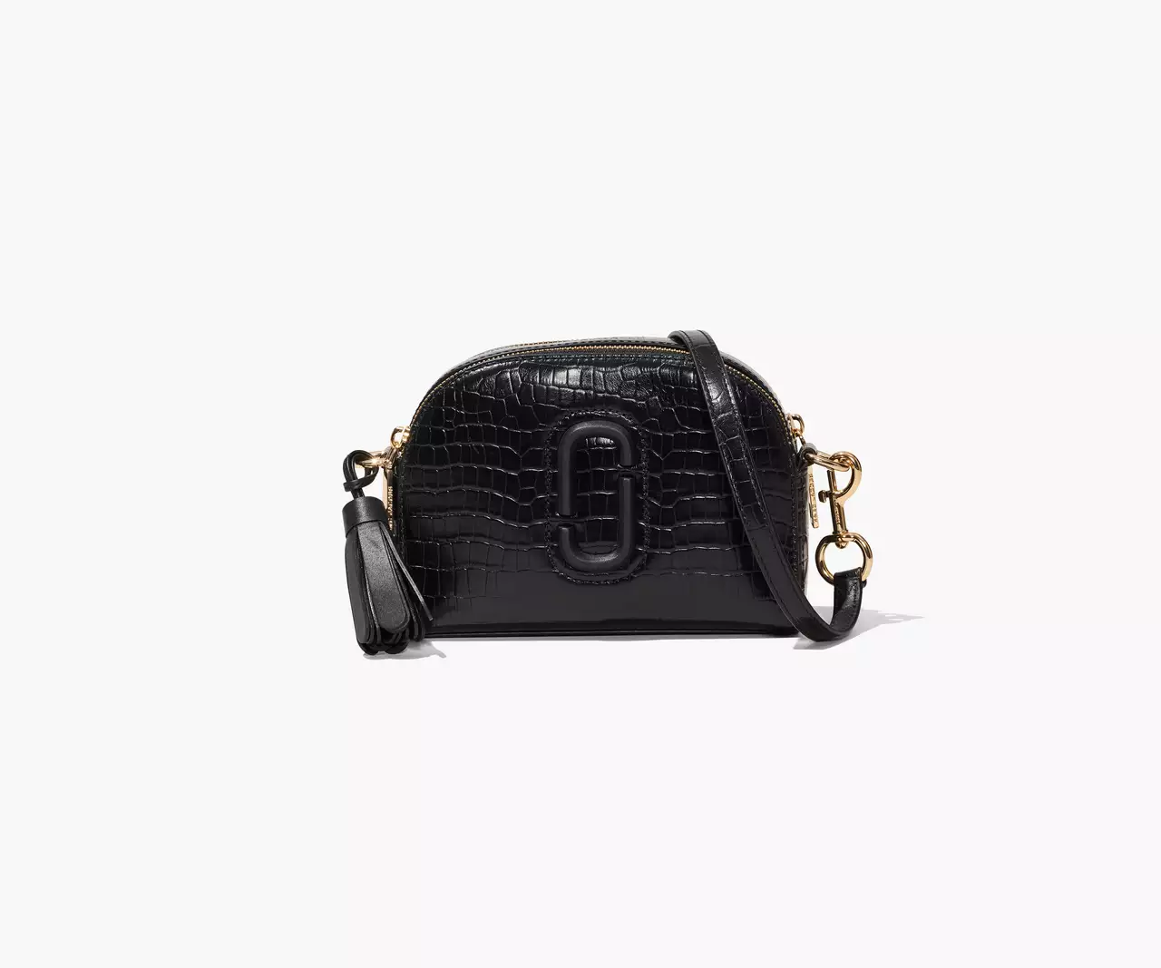 Marc Jacobs The Croc-Embossed Shutter - Sort | Follestad