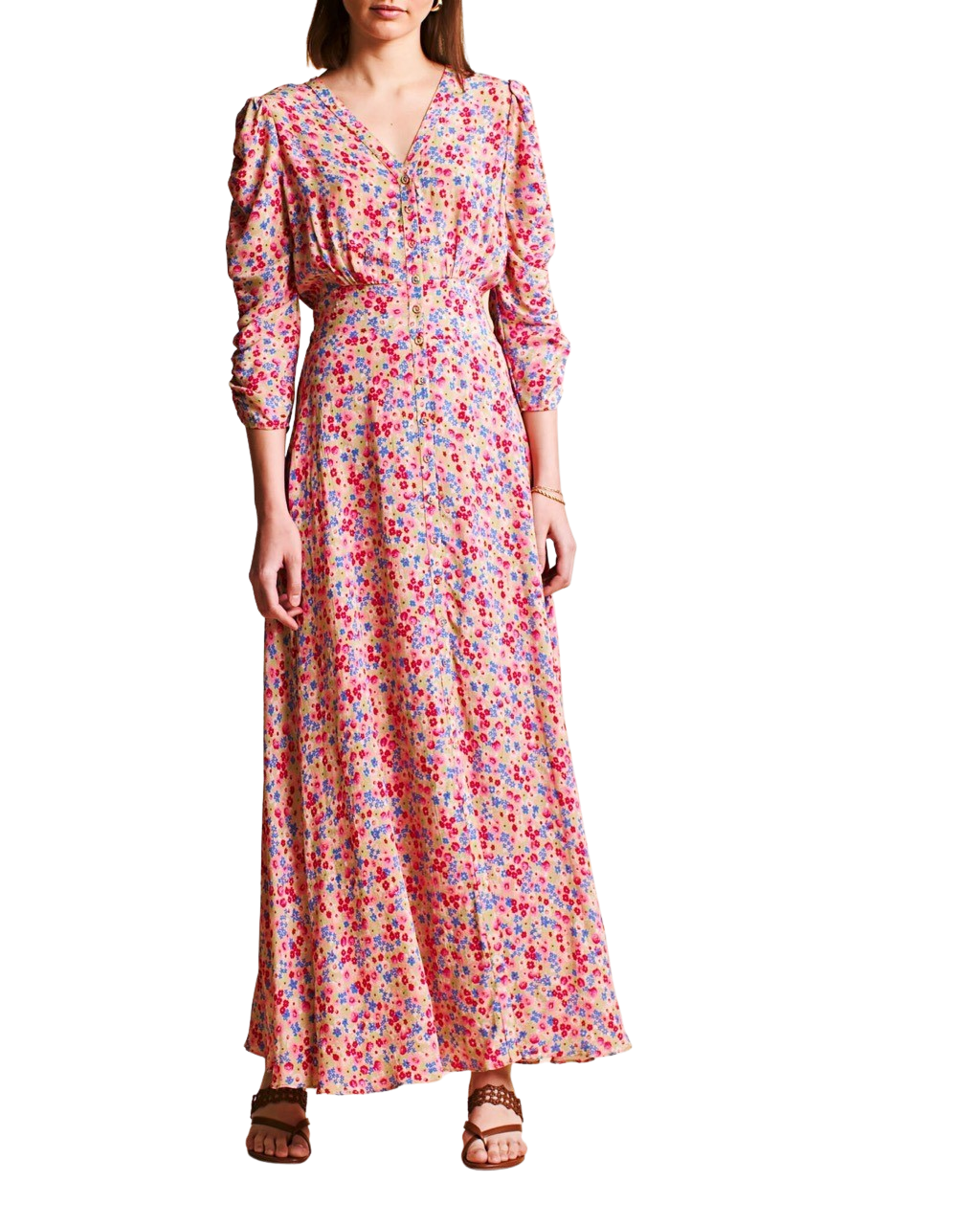 byTiMo Summer Rouching Dress - Rosa | Follestad