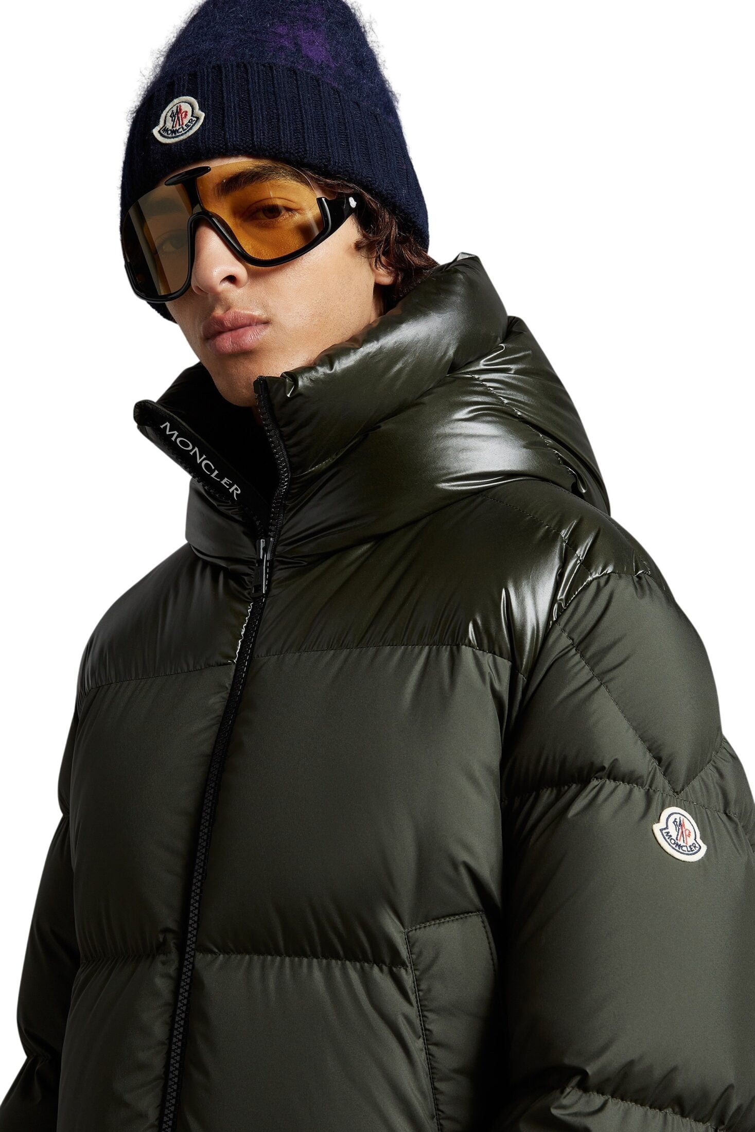 Moncler Damavand Short Down Jacket - Oliven | Follestad