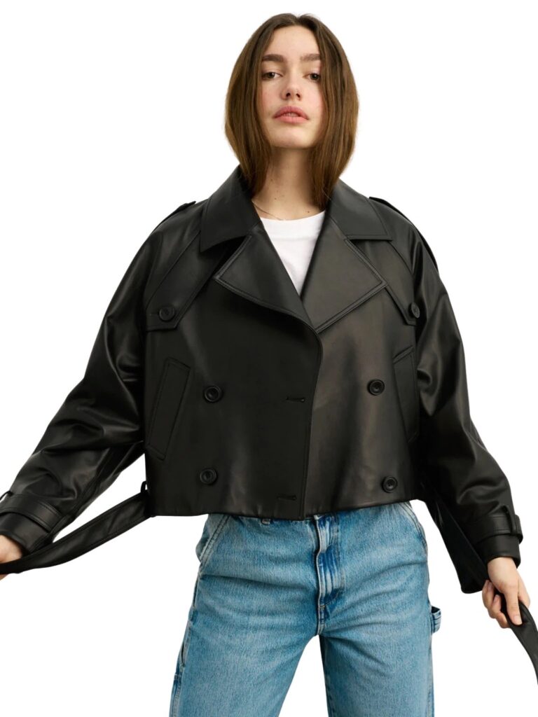 Meotine Bobby Leather Jacket - Sort | Follestad