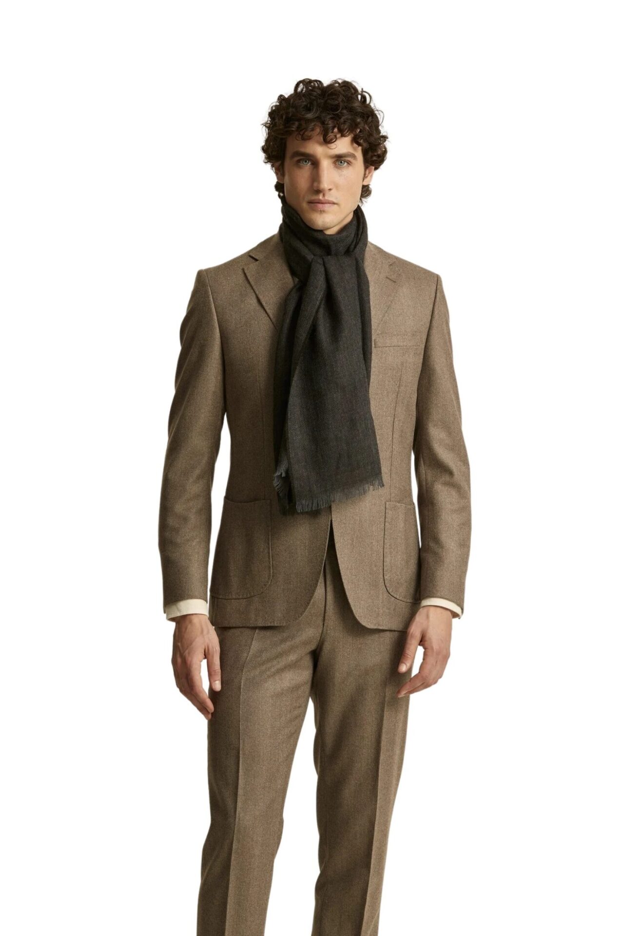 Morris Heritage Keith Herringbone Suit Jacket - Brun | Follestad