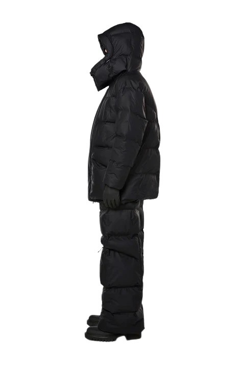 Rains Block Puffer Jacket - Sort | Follestad