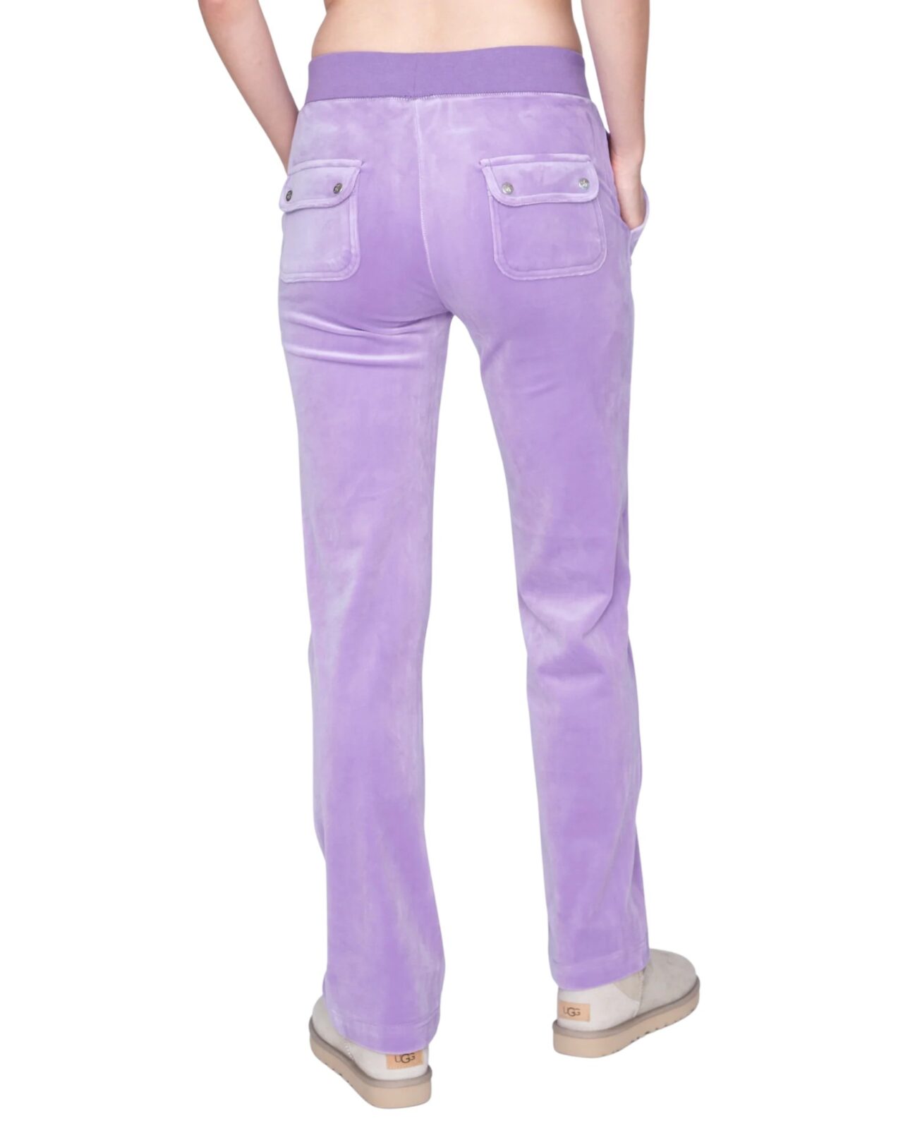 Juicy Couture Classic Velour Del Ray Pant - Violet Tulip | Follestad