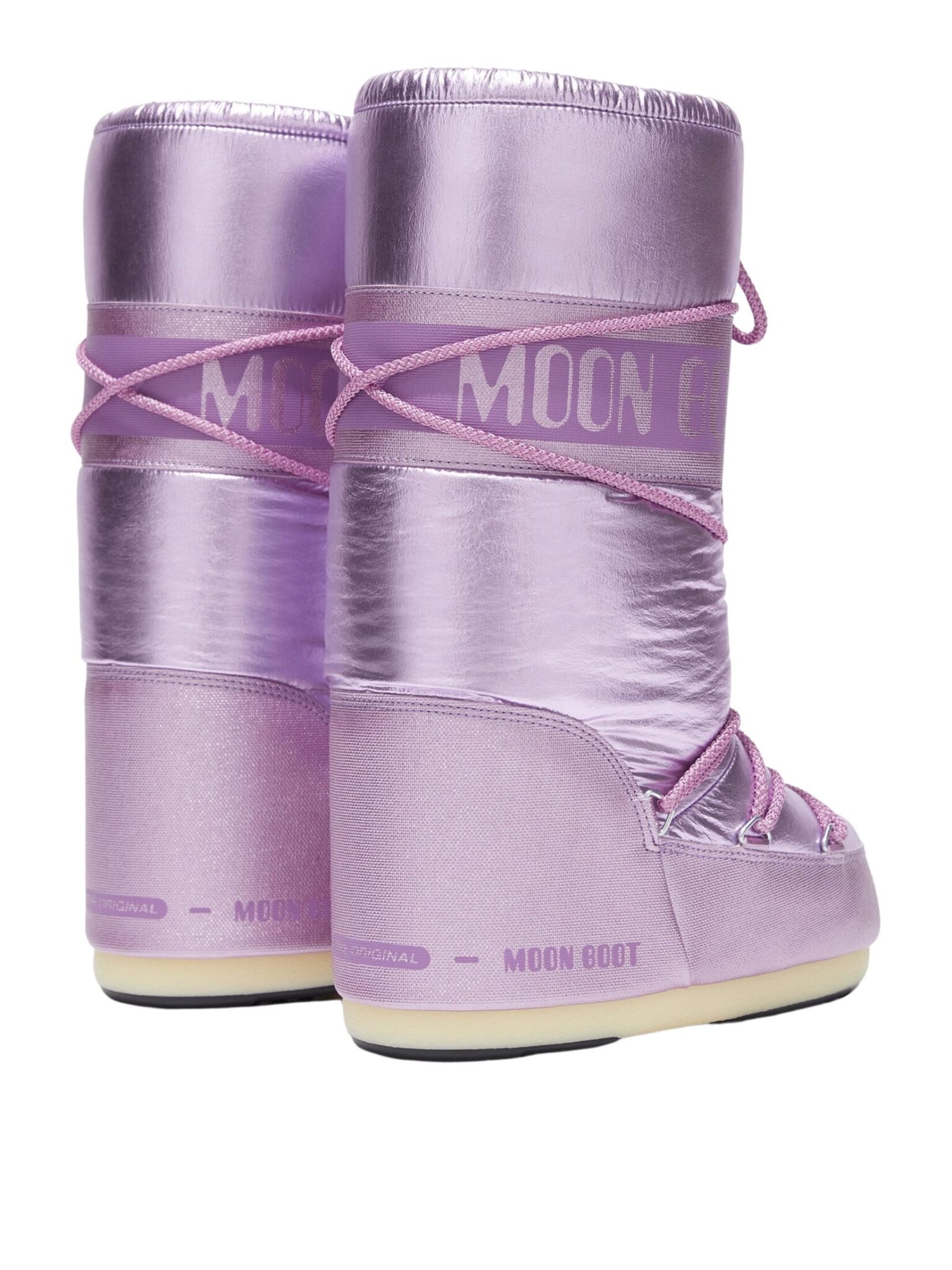 Moon Boot Icon Metallic Boots - Lilla | Follestad