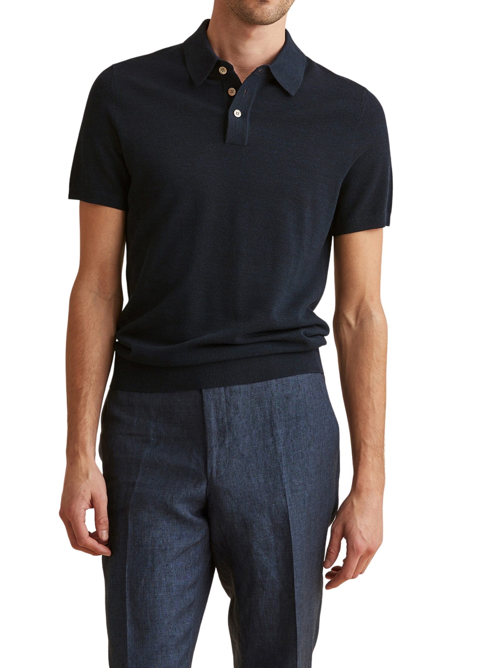 Morris Stockholm Heritage Alberto SS Polo Shirt - Marine | Follestad