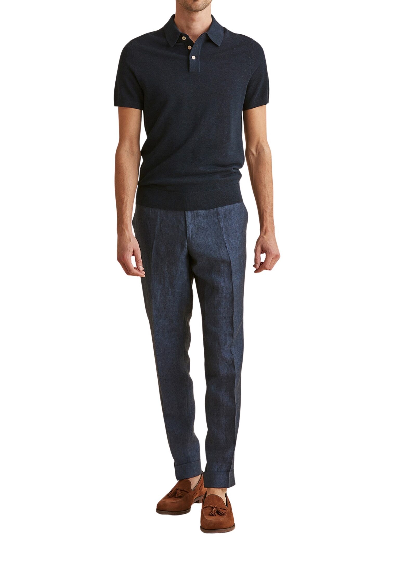 Morris Stockholm Heritage Alberto SS Polo Shirt - Marine | Follestad