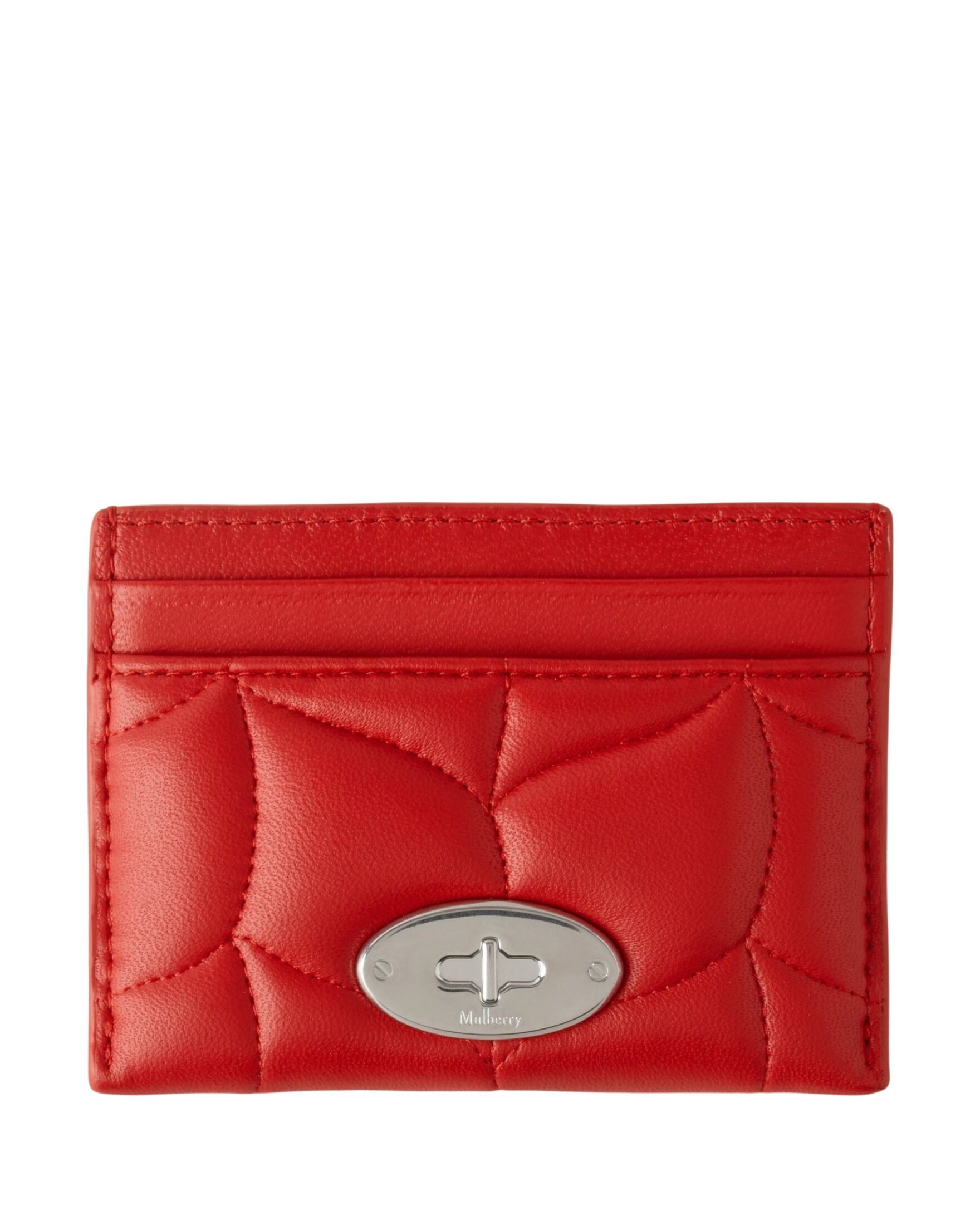 Mulberry Softie Credit Card Slip - Lancaster Red Pillow Effect Nappa ...