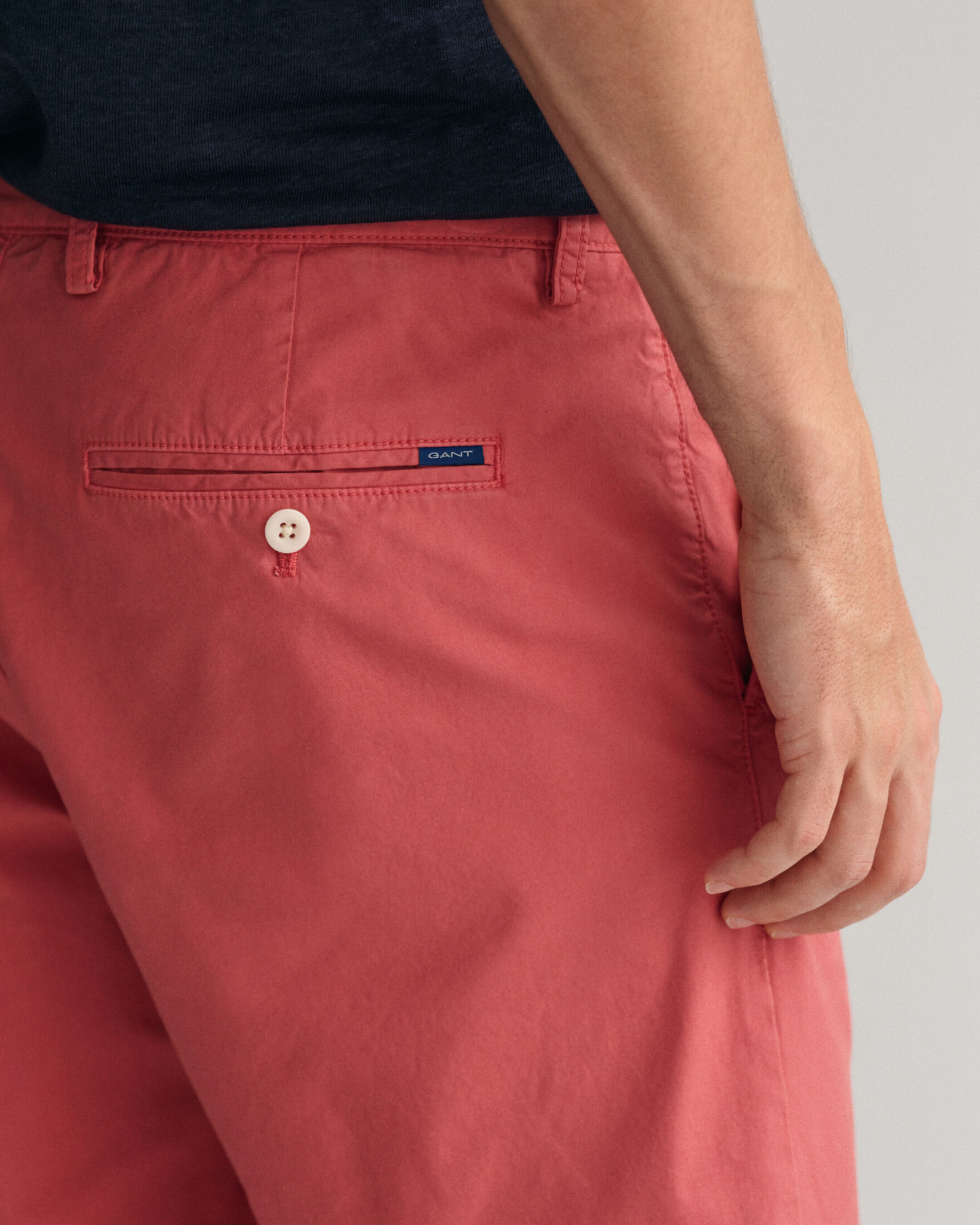 GANT Allister Regular Fit Sunfaded Shorts - Rød | Follestad