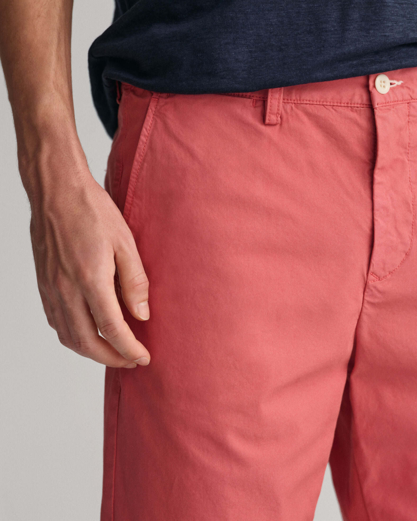 GANT Allister Regular Fit Sunfaded Shorts - Rød | Follestad