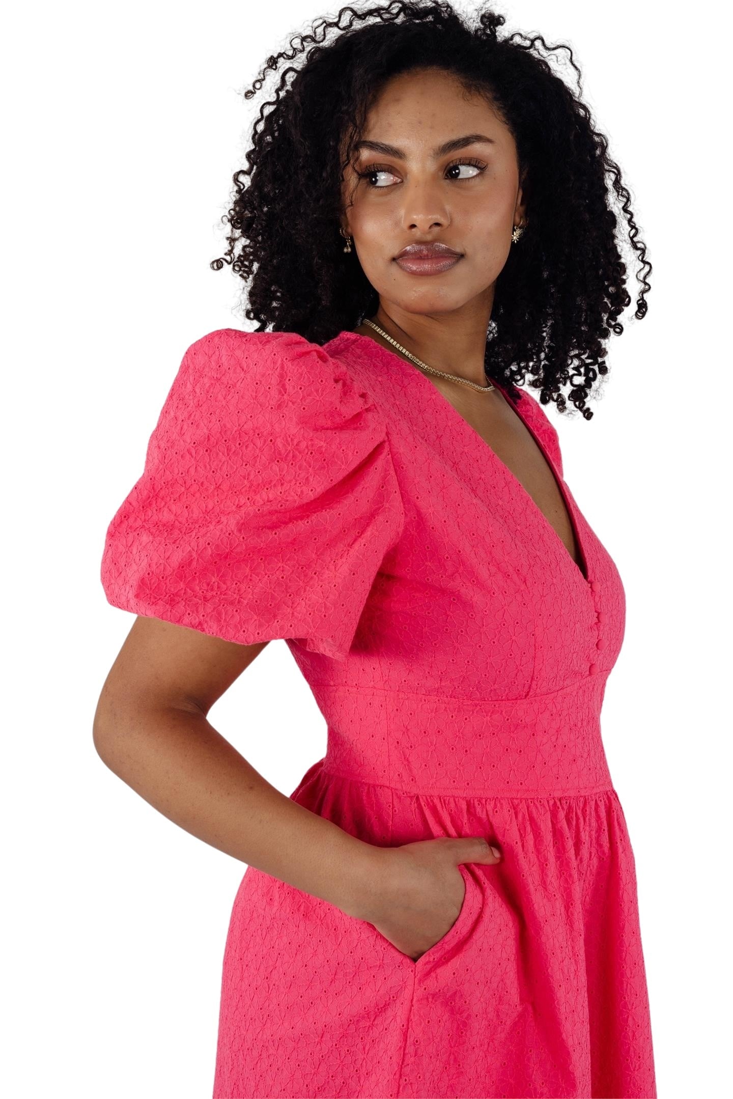 Urban Pioneers Albertine Dress - Rosa | Follestad