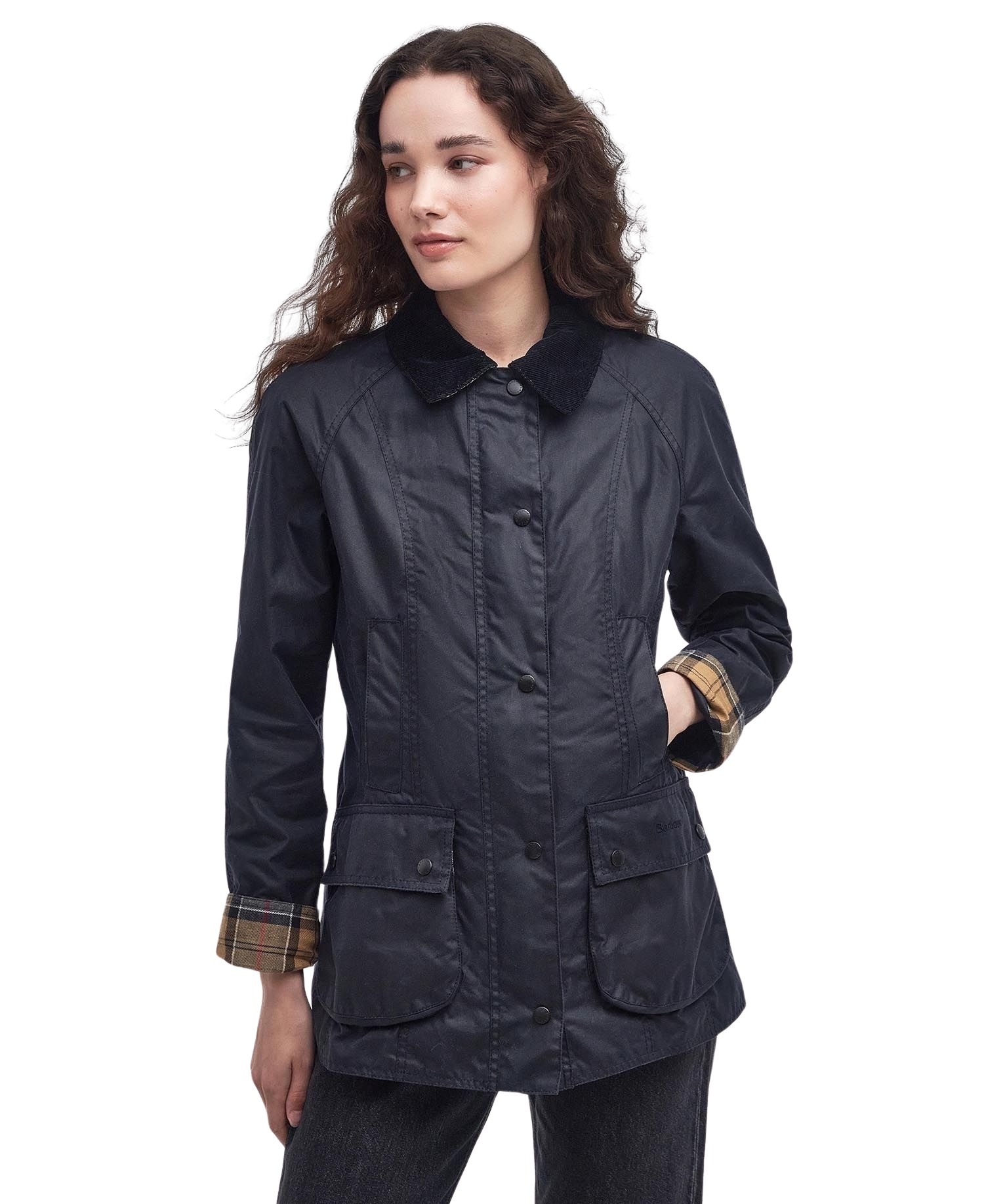 Barbour Beadnell Wax Jacket – Marine | Follestad