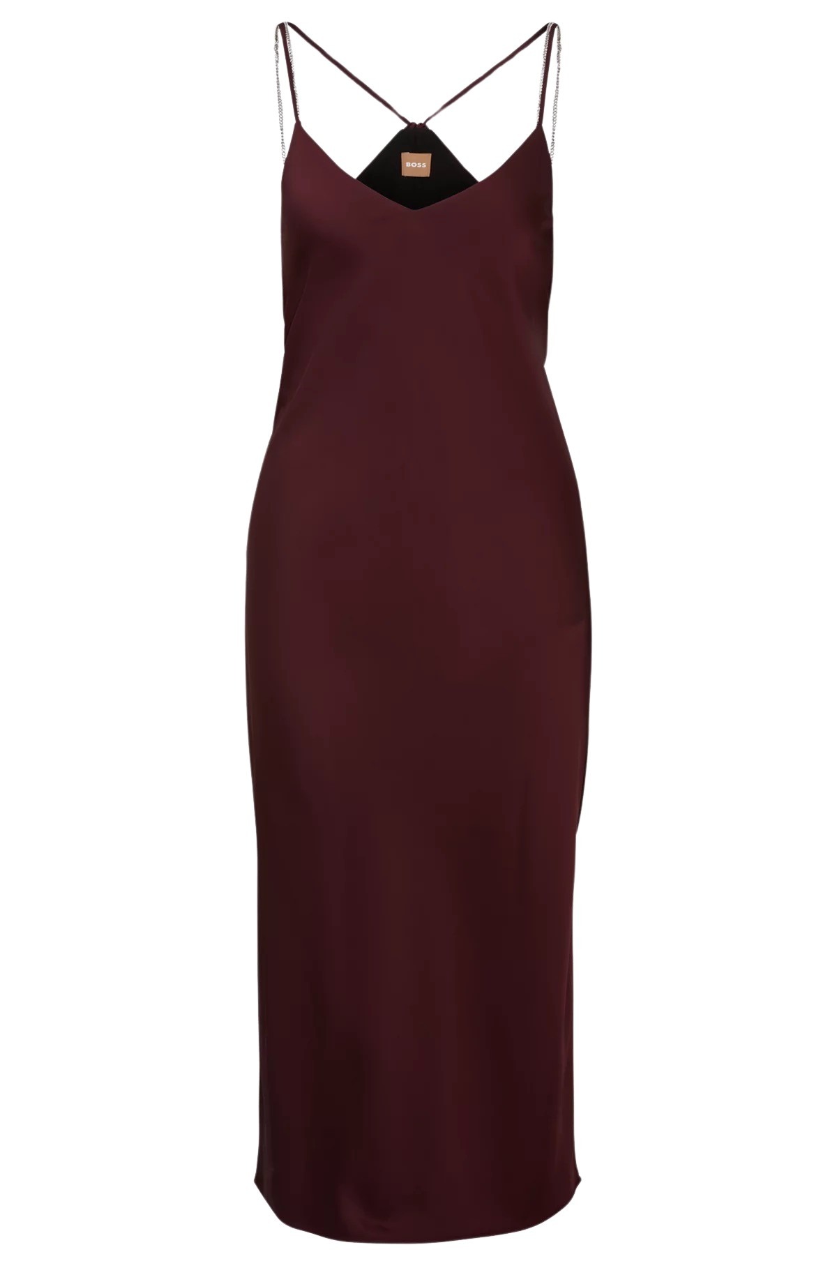 Boss Dechana Slip Dress - Burgunder | Follestad