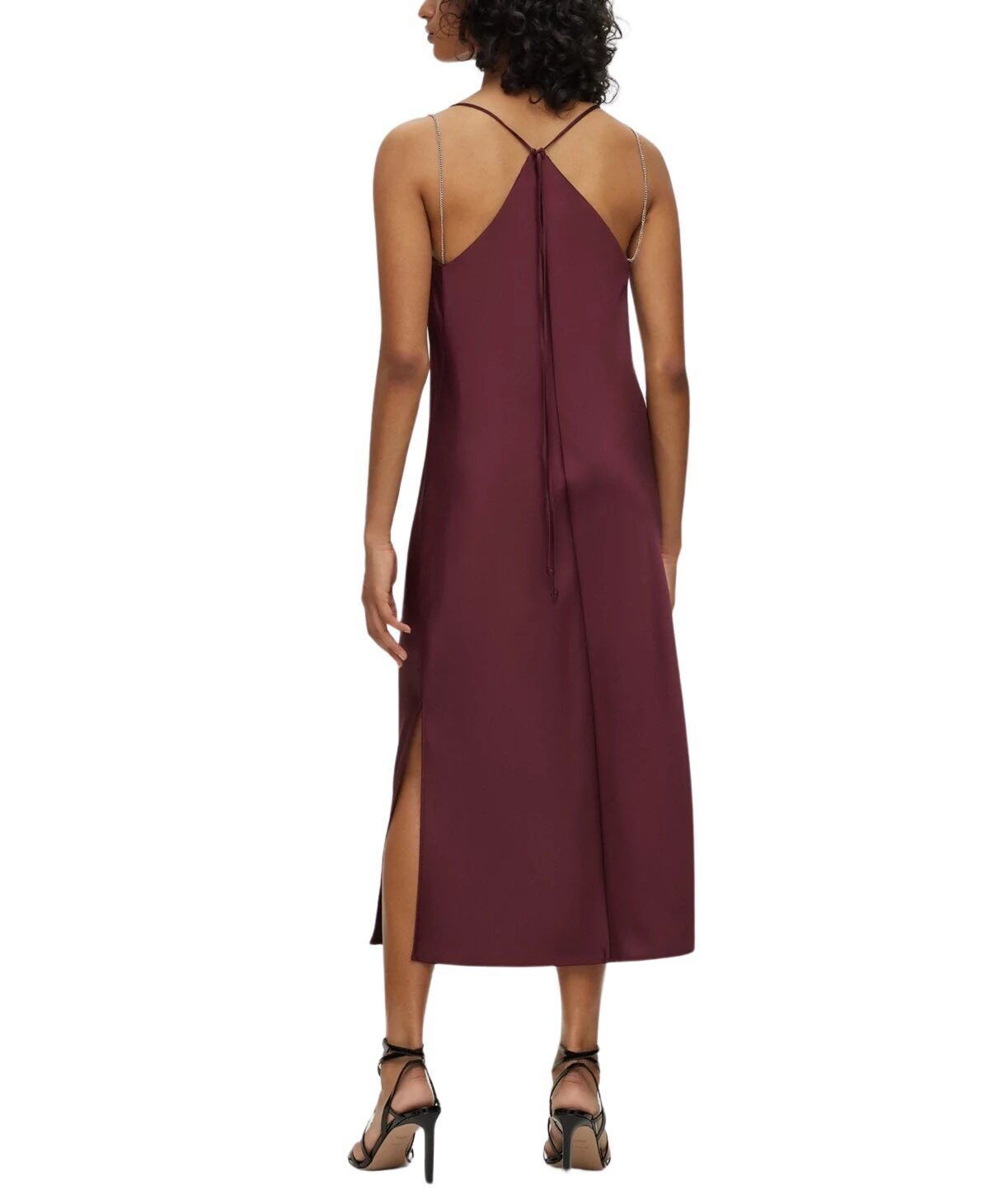 Boss Dechana Slip Dress - Burgunder | Follestad