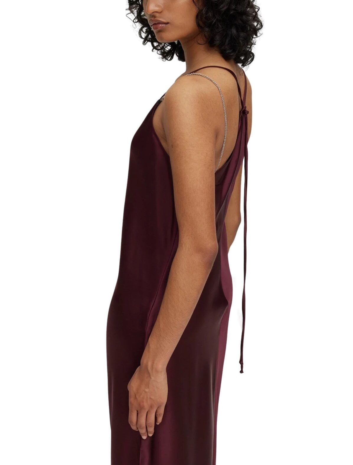 Boss Dechana Slip Dress - Burgunder | Follestad