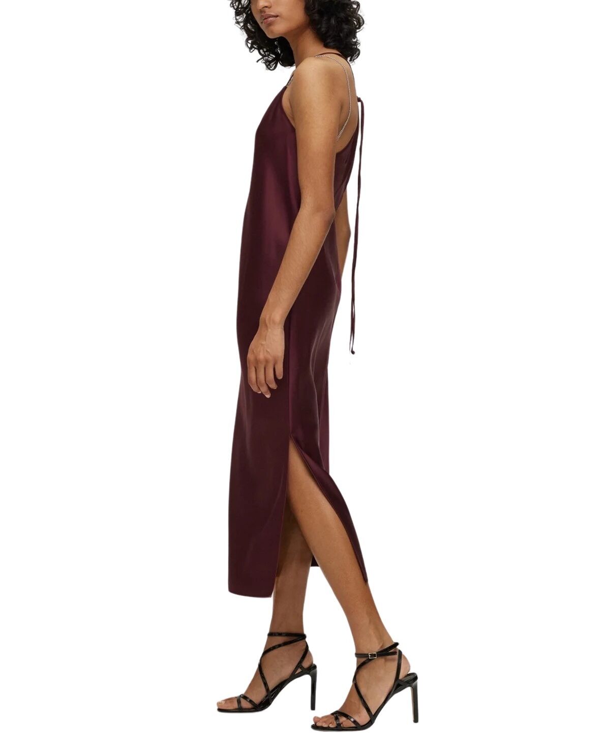 Boss Dechana Slip Dress - Burgunder | Follestad