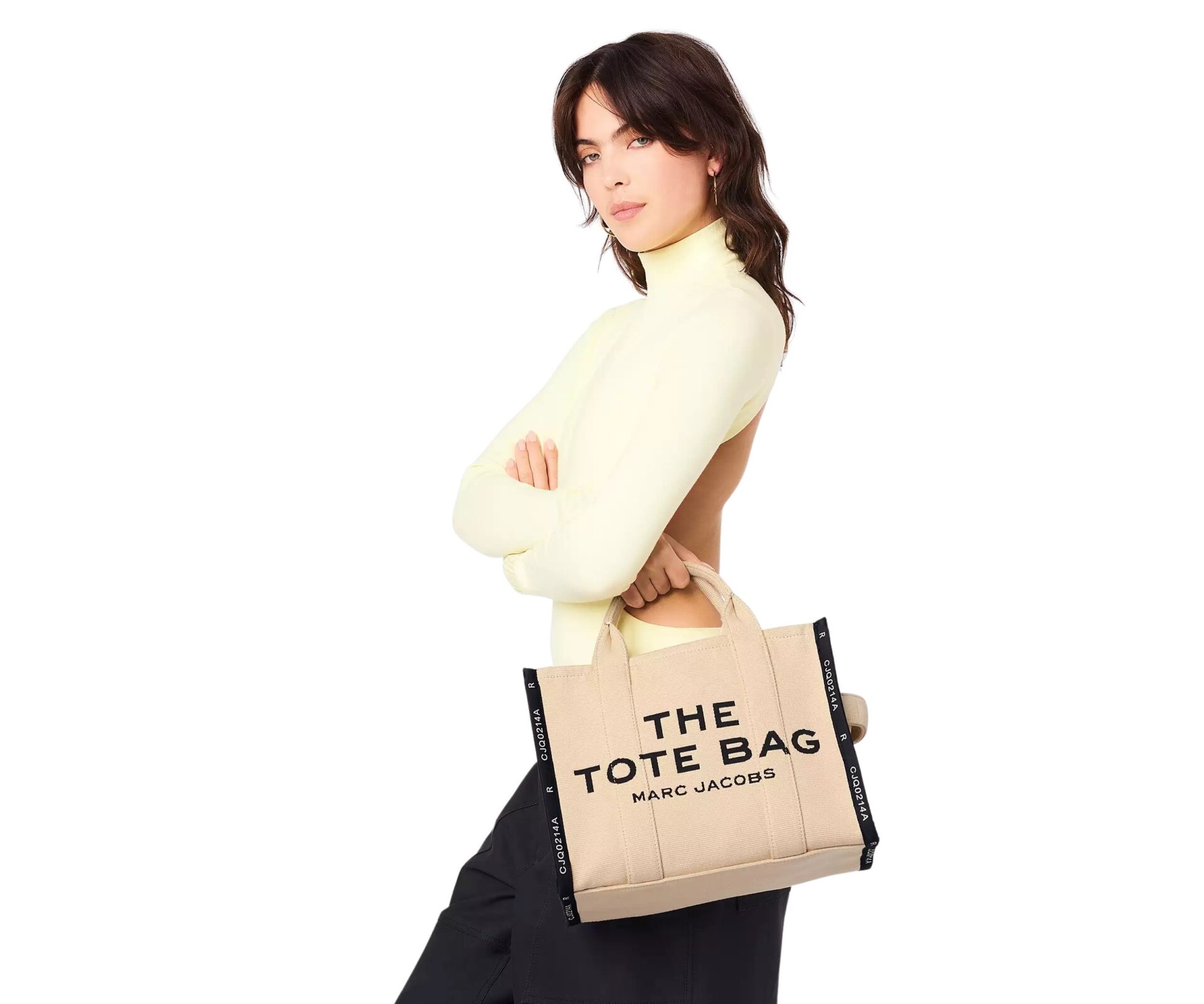 Marc Jacobs Jacquard Medium Tote Bag - Beige | Follestad