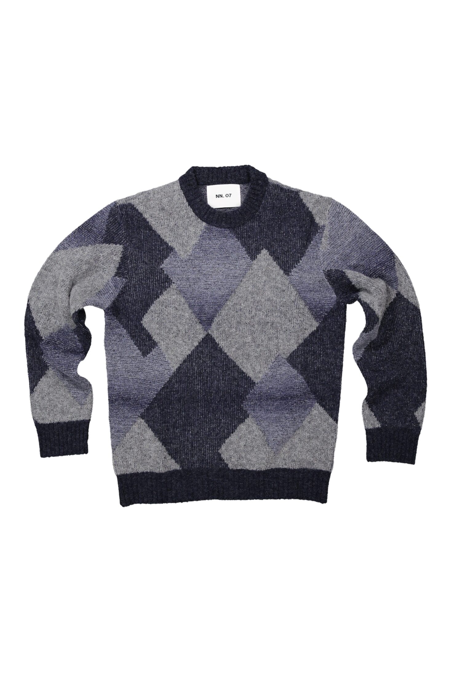 NN07 Brady Sweater - Blå/Multi | Follestad