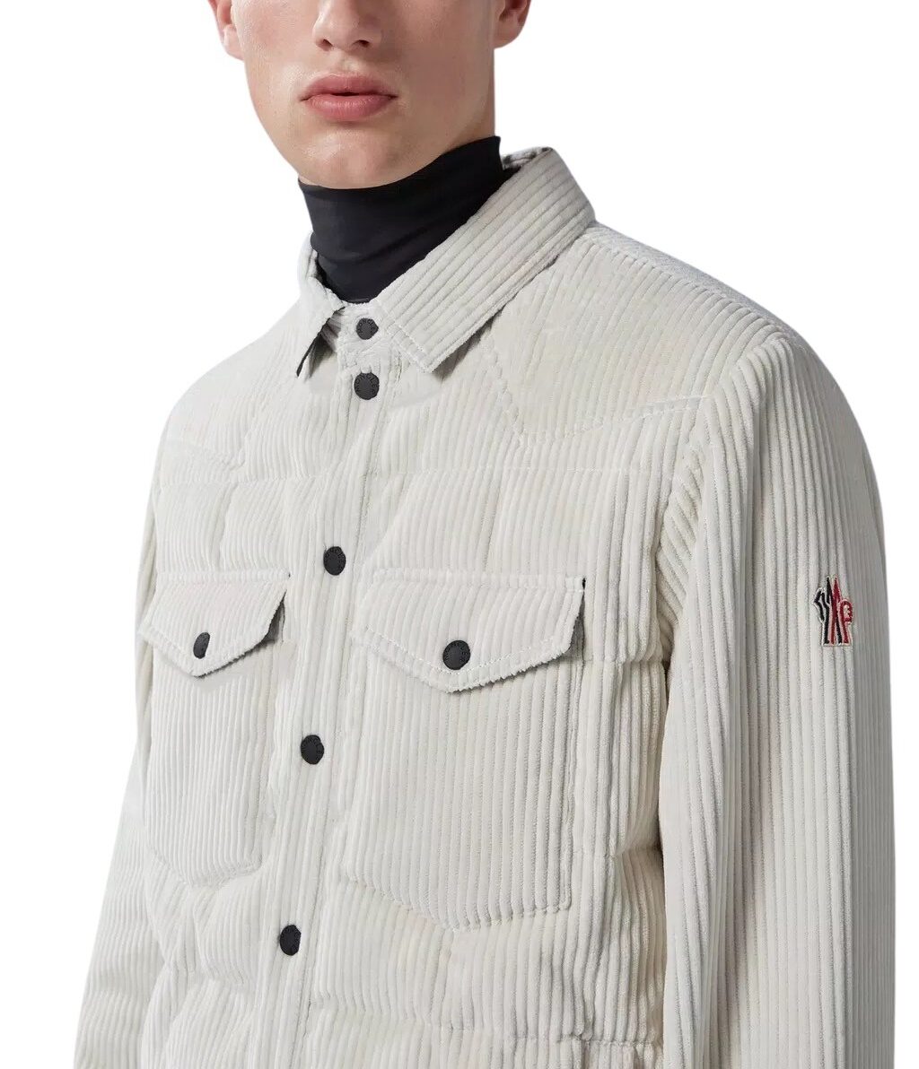Moncler Grenoble Gelt Down Shacket - Hvit | Follestad