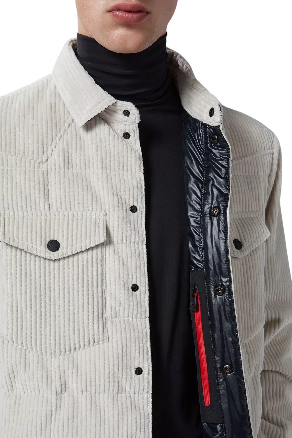 Moncler Grenoble Gelt Down Shacket - Hvit | Follestad