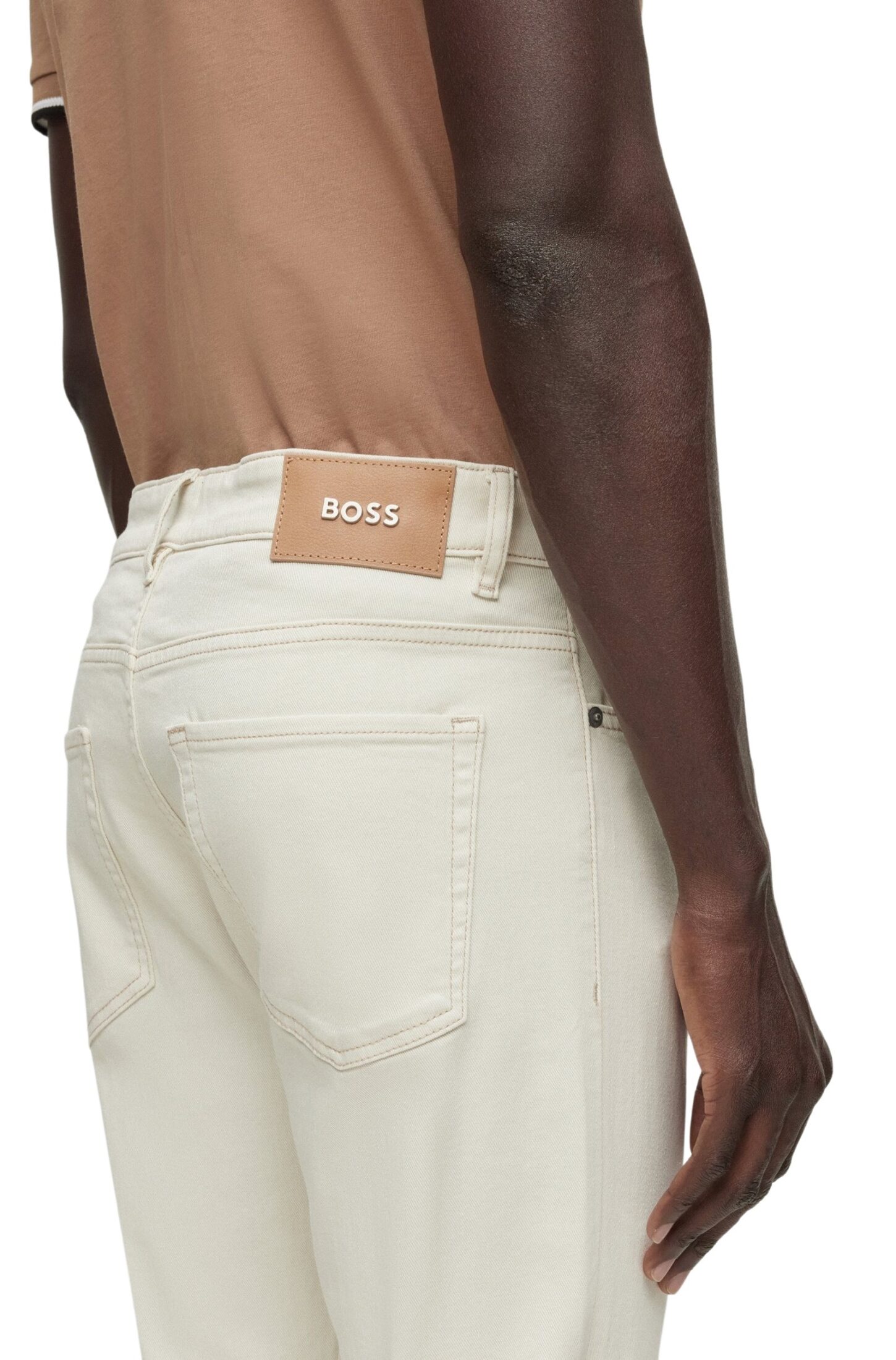 Boss Delaware Slim Fit Jeans - Hvit | Follestad