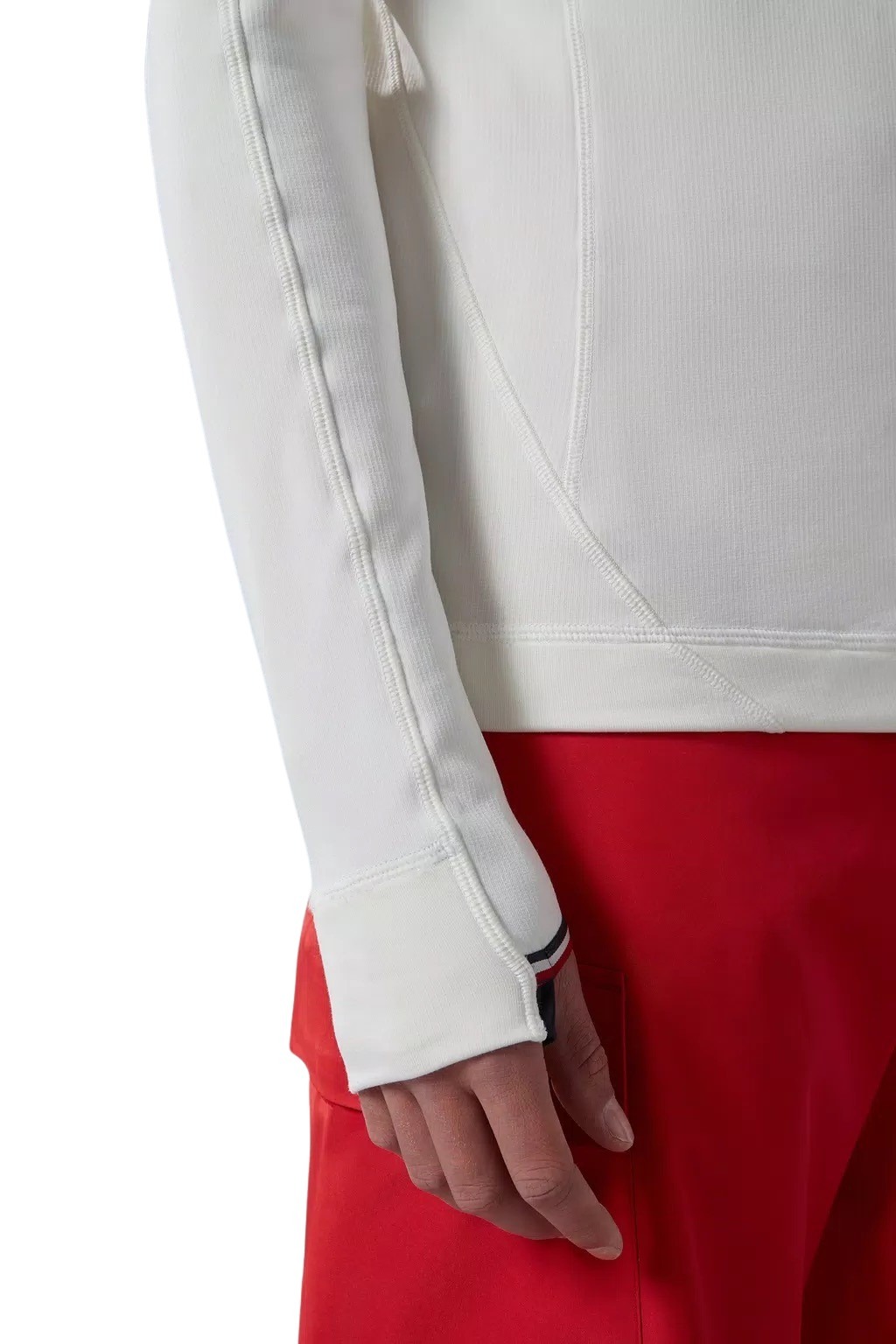 Moncler Grenoble Base Layer Polo Neck - Hvit | Follestad