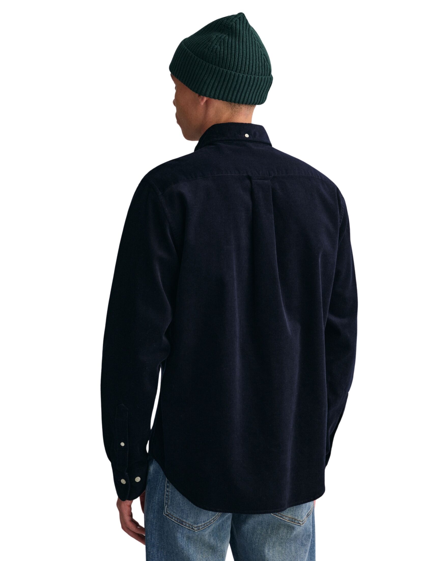 GANT Regular Fit Corduroy Shirt - Marine | Follestad