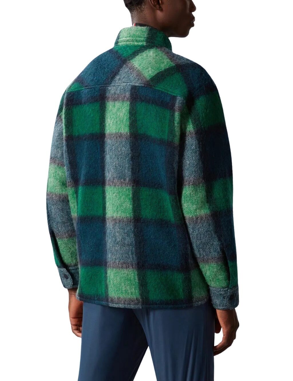 Moncler Grenoble Waier Wool Shacket - Grønn | Follestad