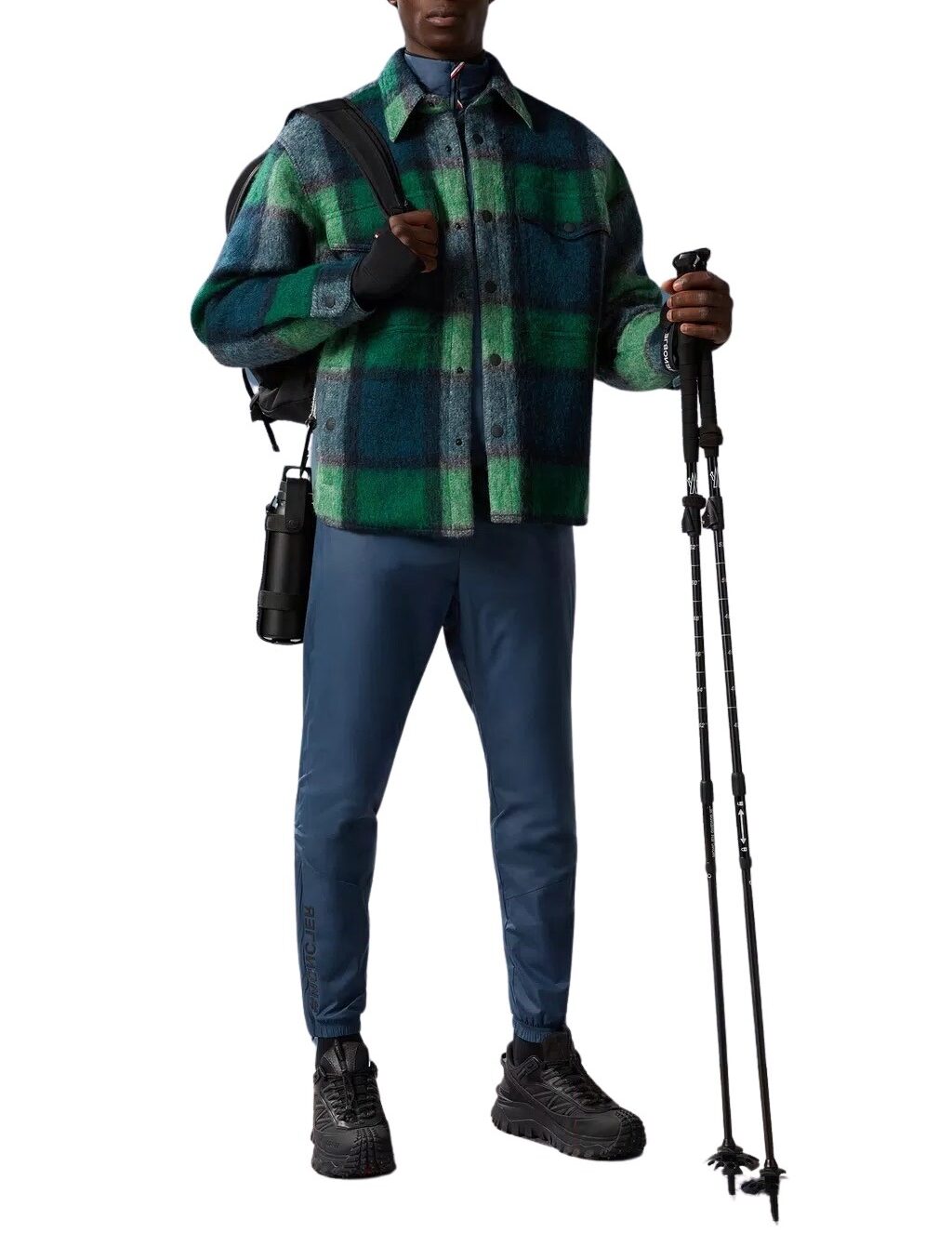 Moncler Grenoble Waier Wool Shacket - Grønn | Follestad