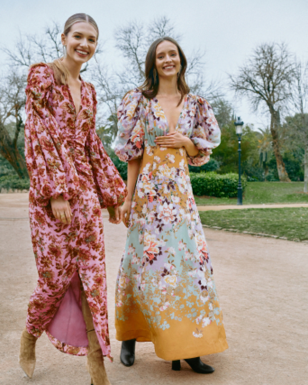 byTiMo Golden Georgette Rouching Dress - Rosa | Follestad