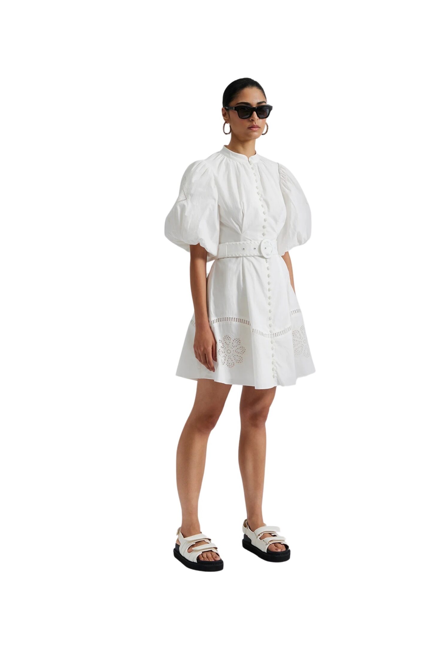 Malina Allie Mini Dress - Hvit | Follestad