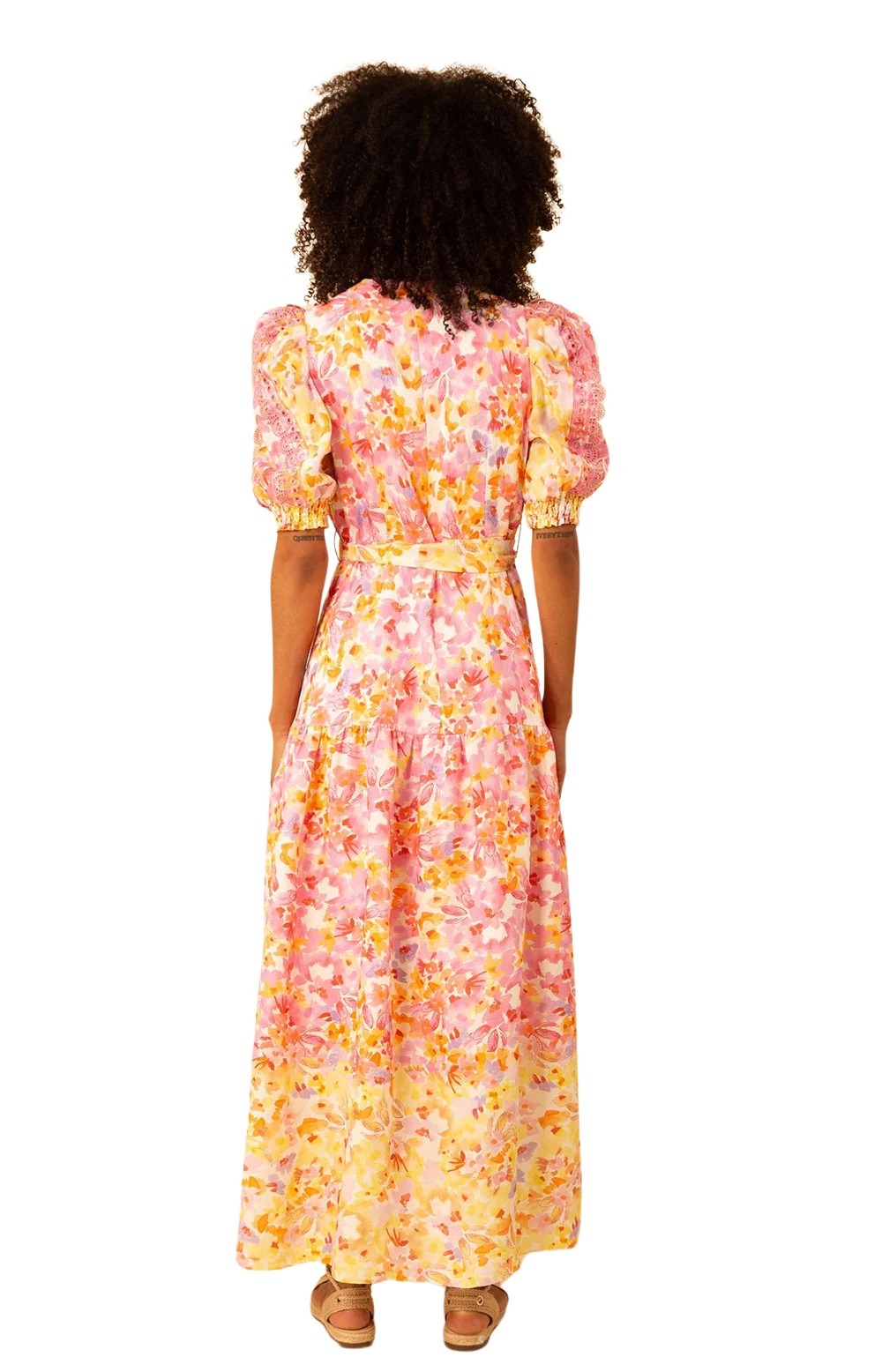 Hale Bob Hayden Linen Maxi Dress - Rosa | Follestad