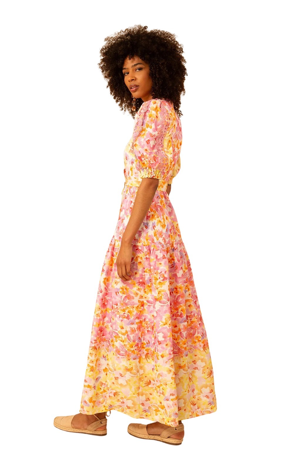 Hale Bob Hayden Linen Maxi Dress - Rosa | Follestad