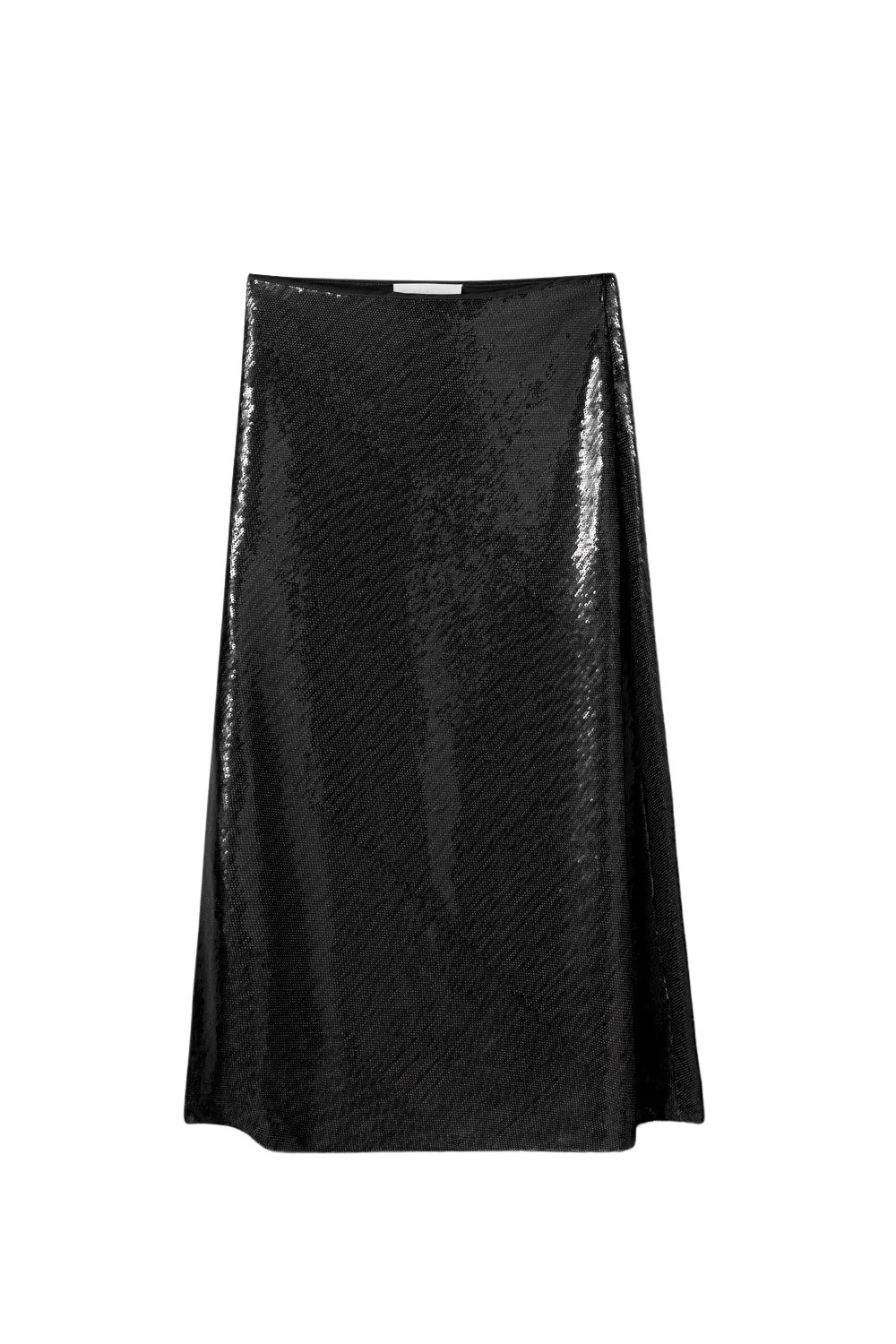 FWSS Bias Cut Sequin Skirt - Sort | Follestad