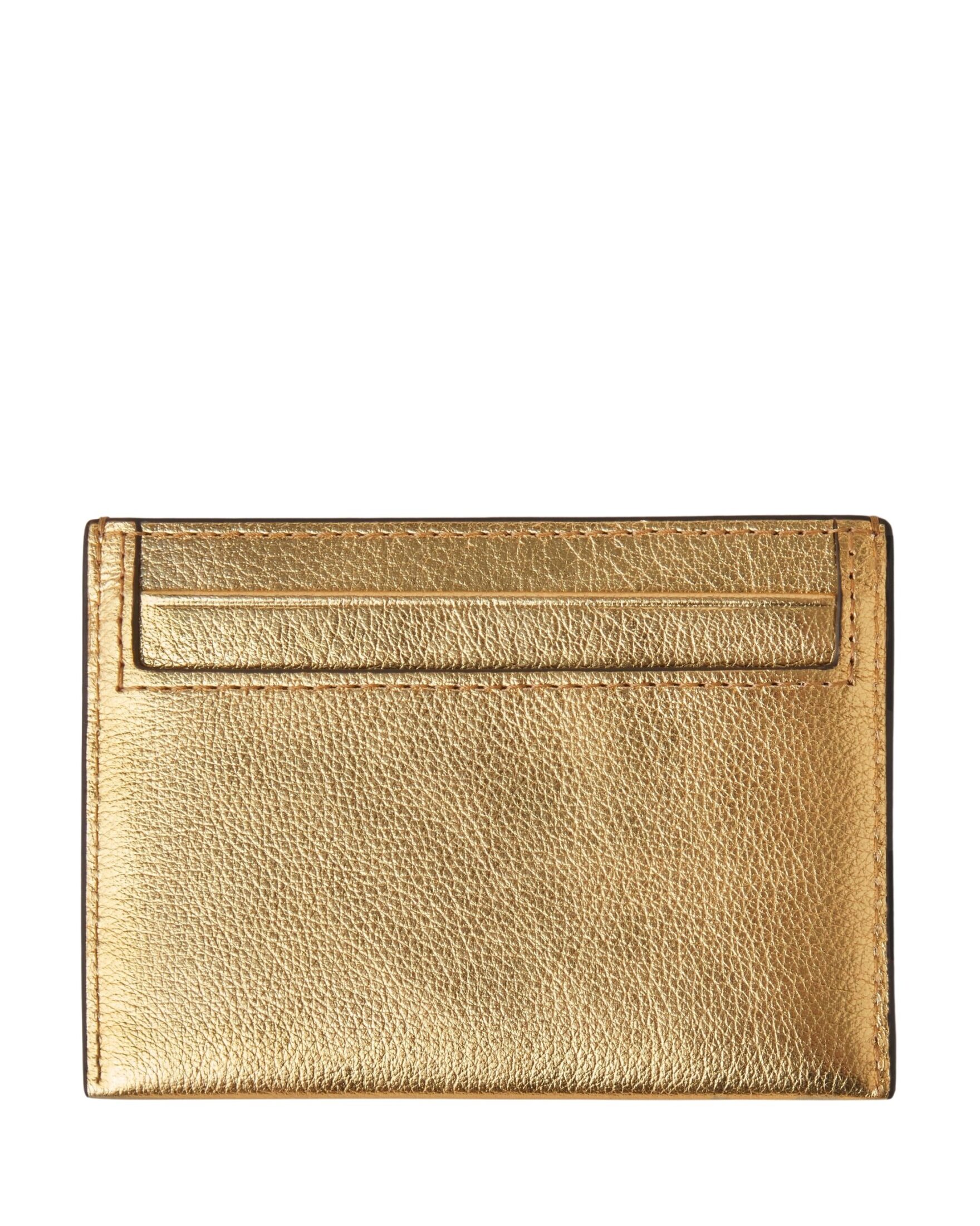 Mulberry Credit Card Slip - Soft Gold Washed Metallic Buffalo | Follestad