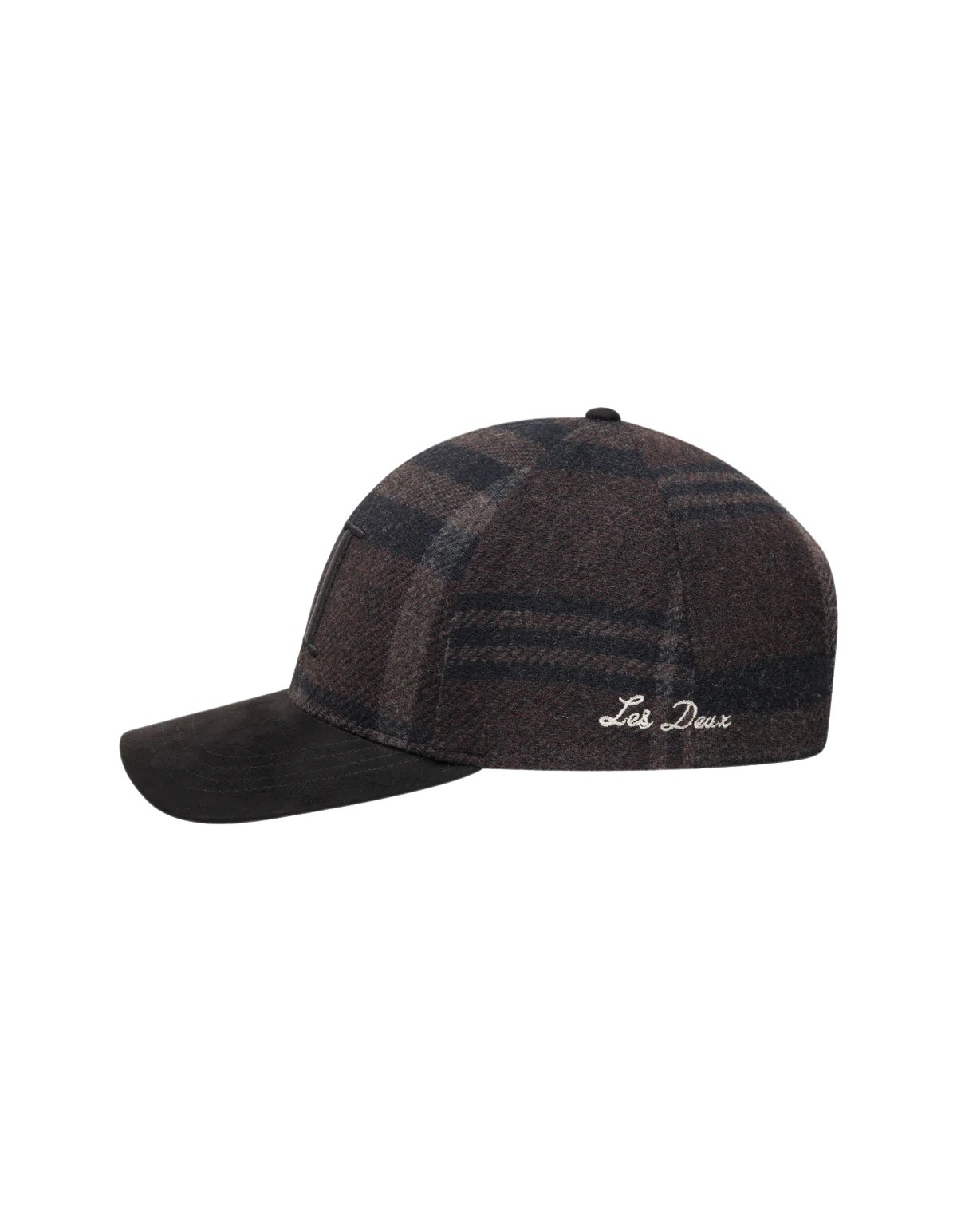 Les Deux Baseball Cap Check Wool | Follestad
