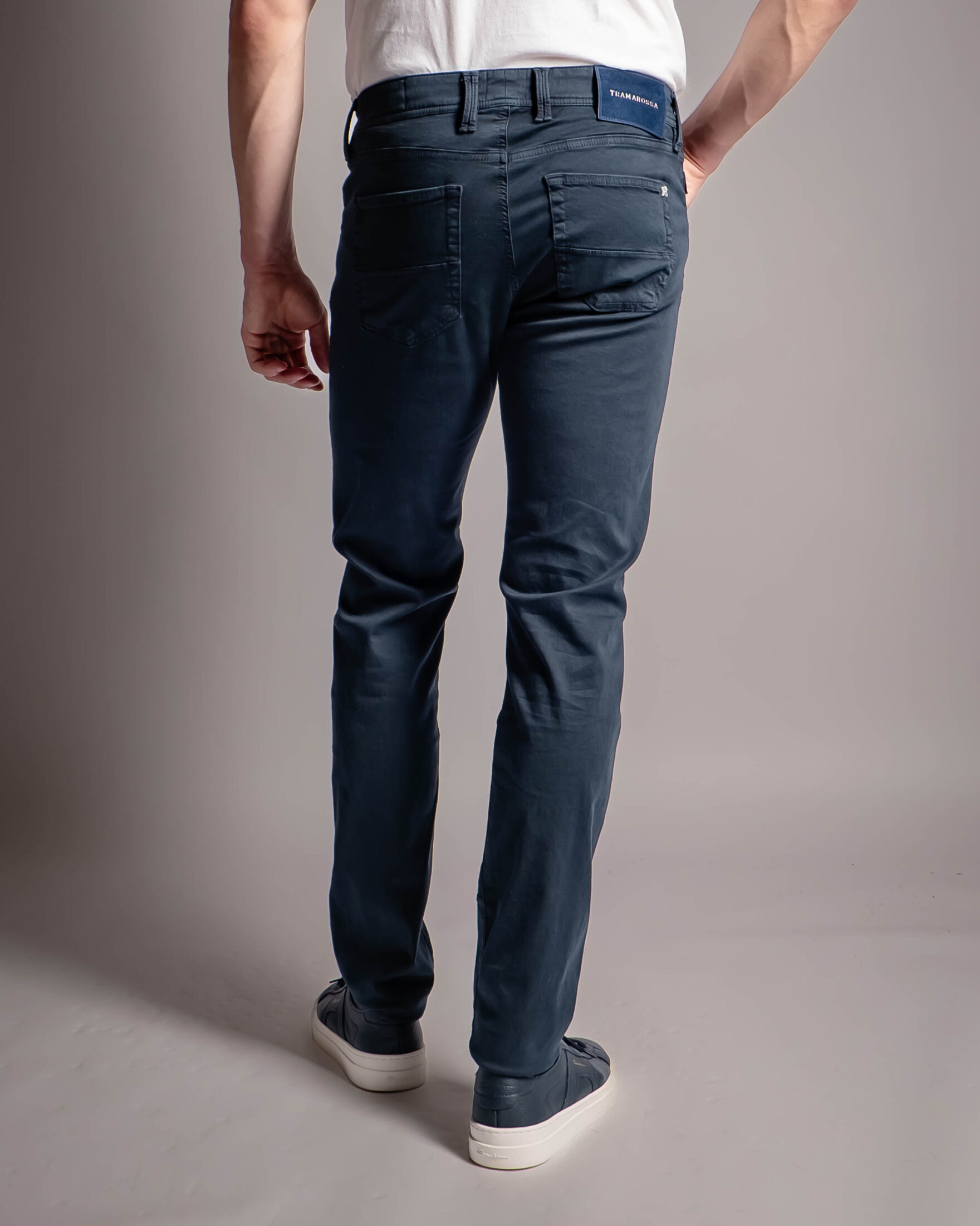 Tramarossa Michelangelo Zip SS Light Gabardine - Dark Blue | Follestad