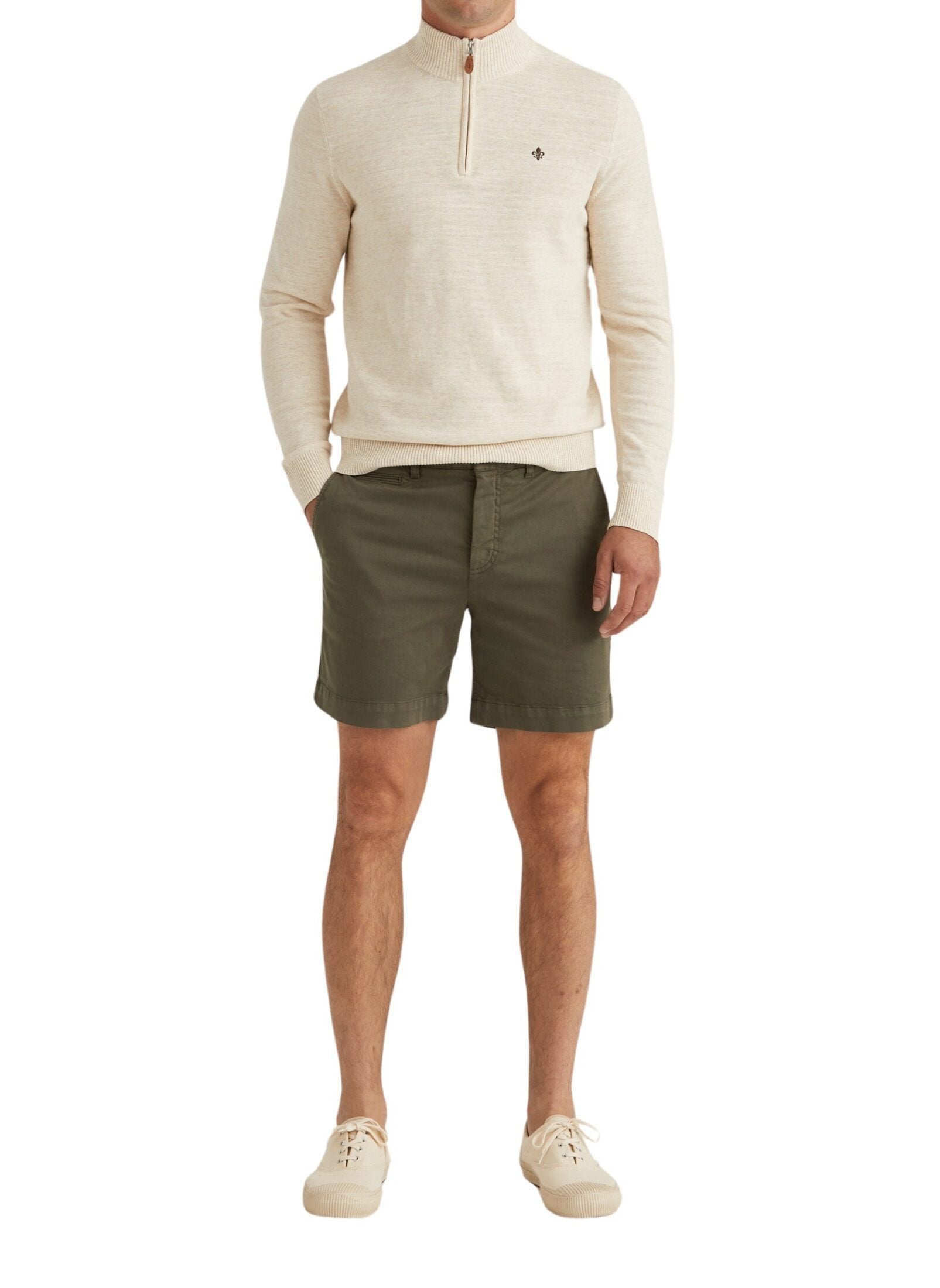 Morris Stockholm Jeffrey Short Chino Shorts - Oliven | Follestad