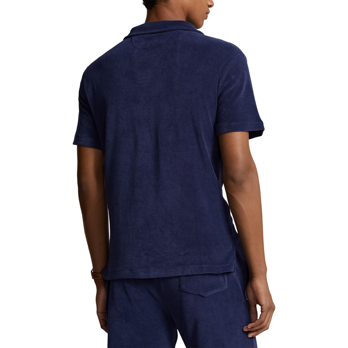 Polo Ralph Lauren Custom Slim Fit Terry Polo Shirt - Marine | Follestad