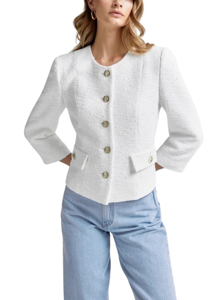 Andiata Lesley 2 Blazer - Hvit | Follestad