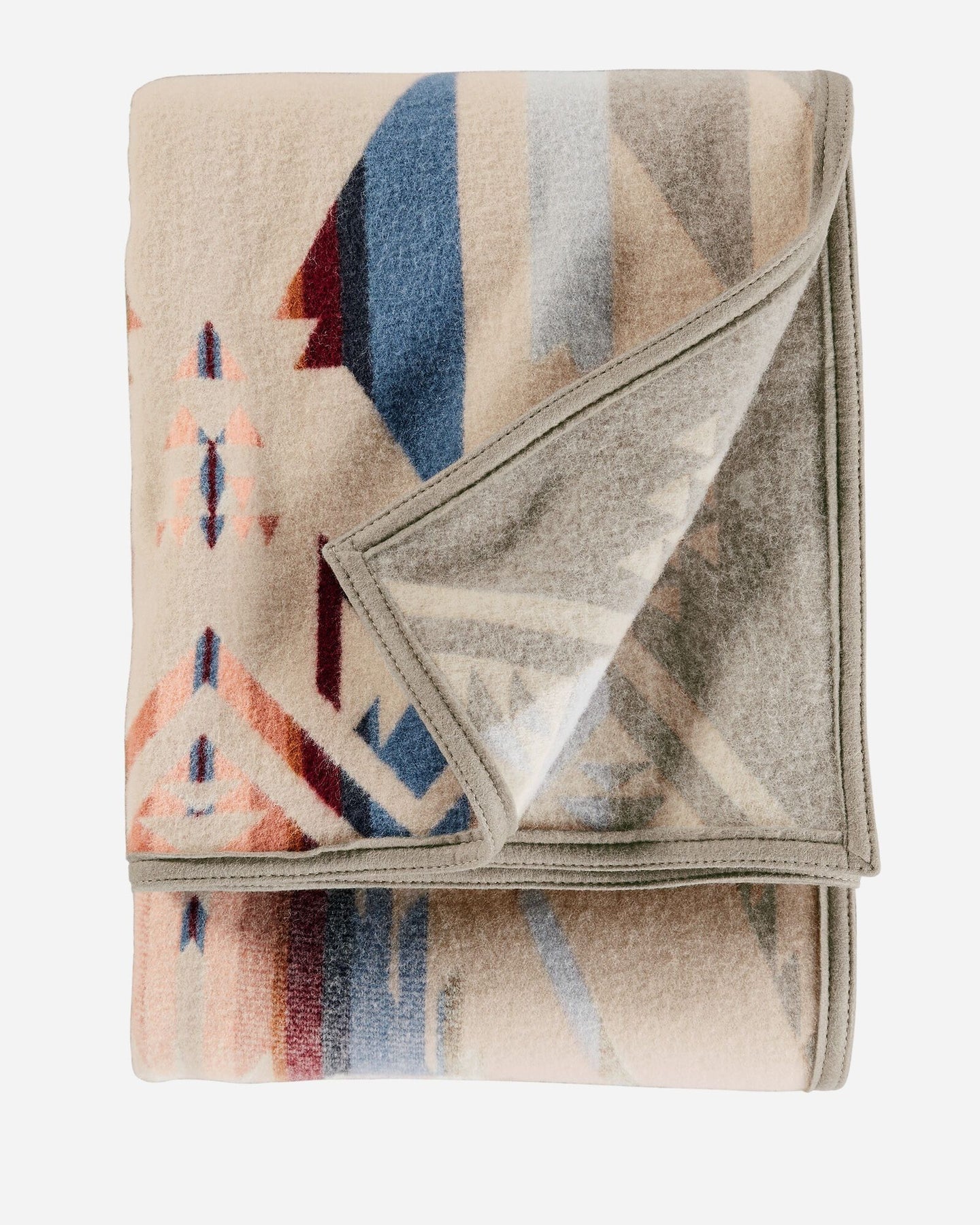Pendleton Jacquard Napped Throw - White Sands Tan | Follestad