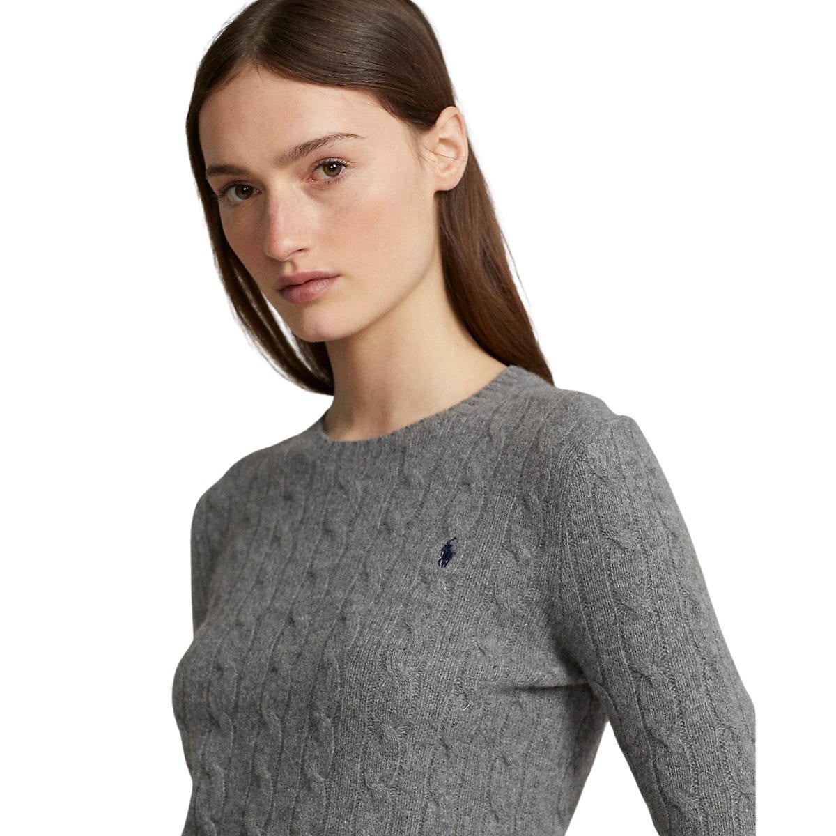 Polo Ralph Lauren Cable-Knit Wool-Cashmere Sweater - Grå | Follestad