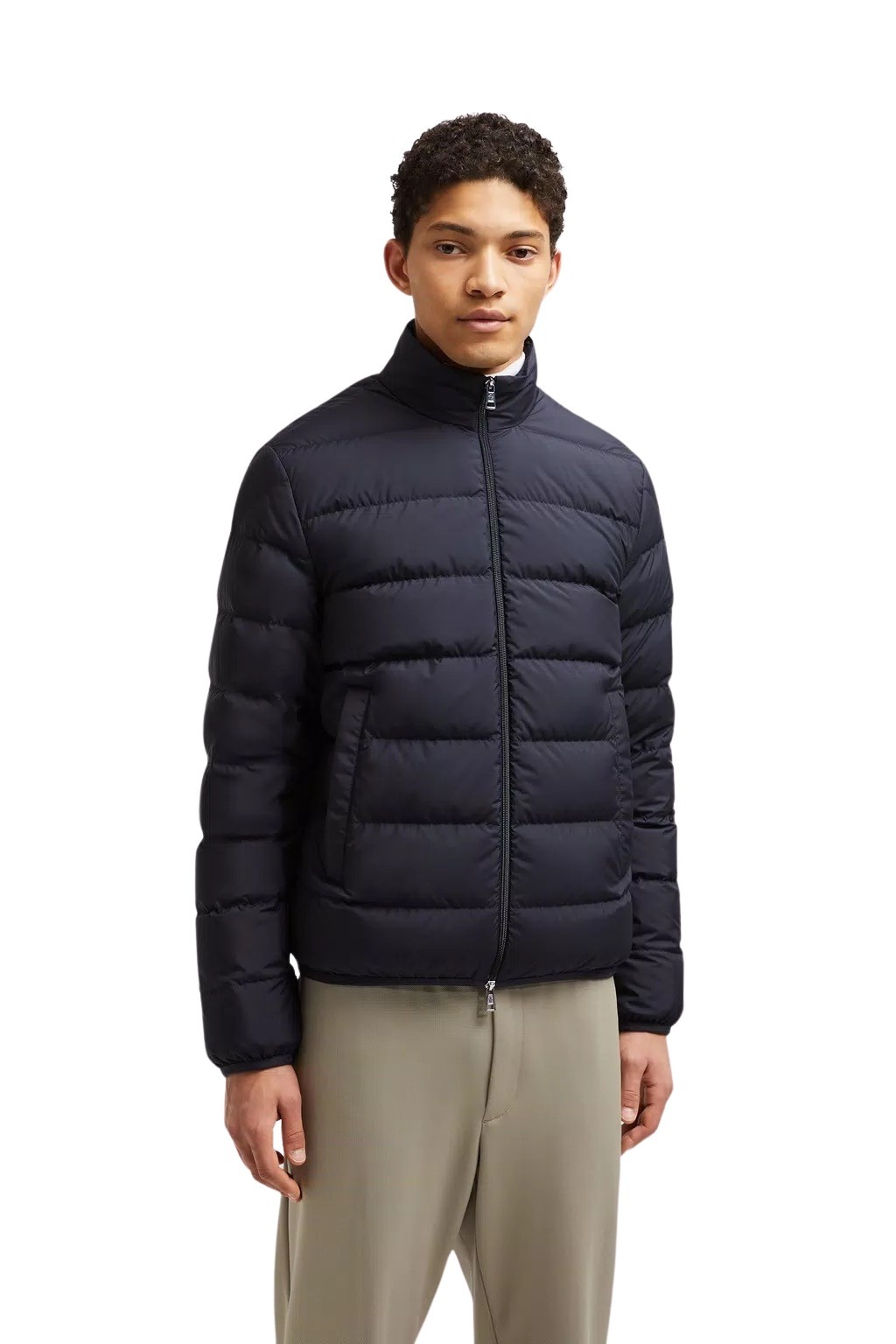 Moncler Baudinet Short Down Jacket - Marine | Follestad