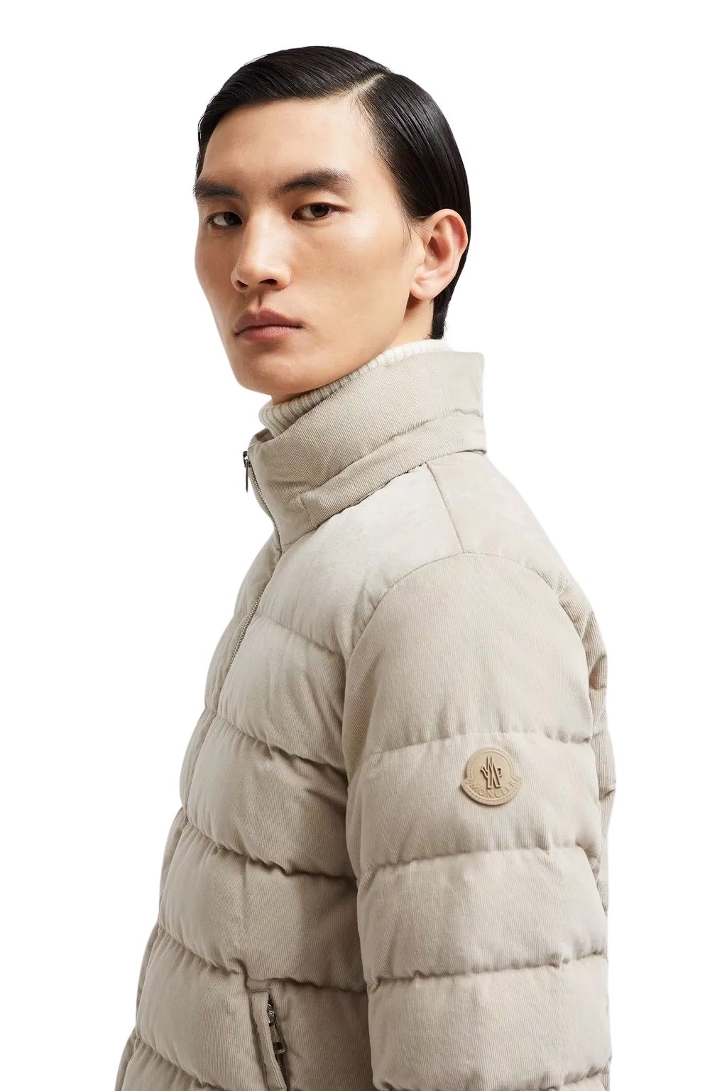Moncler Chionea Short Down Jacket - Beige | Follestad