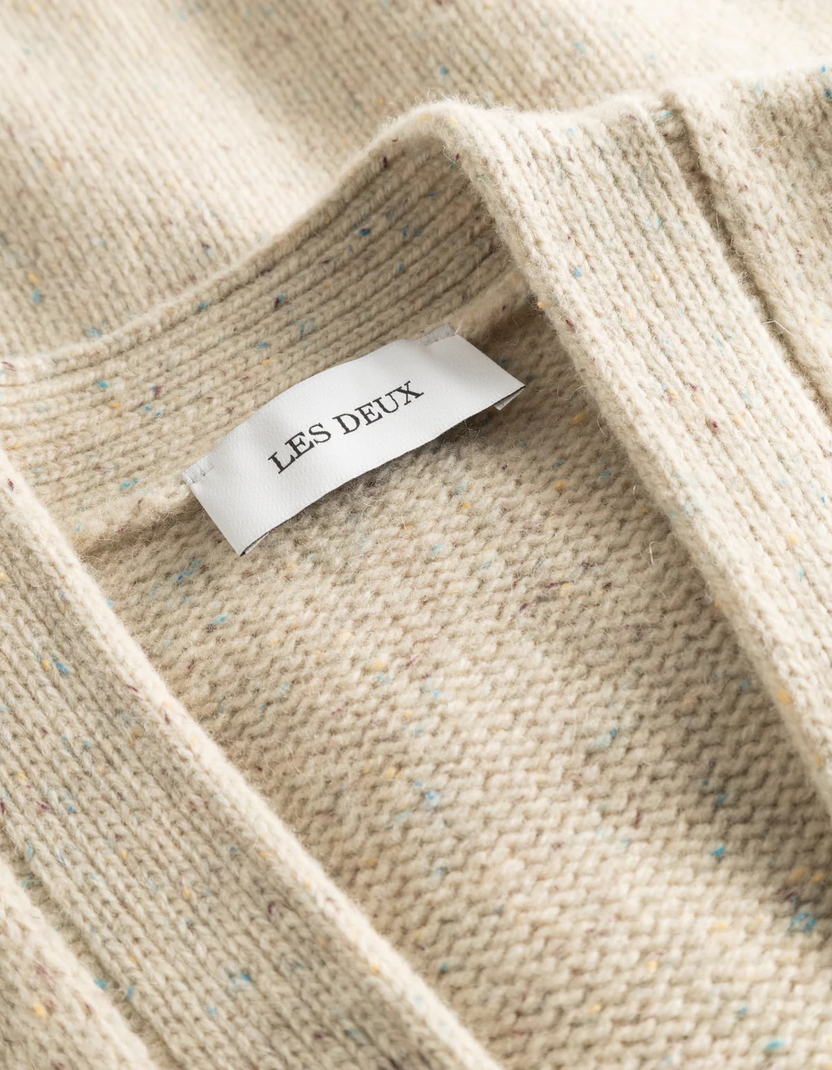 Les Deux Gary Fleck Wool Cardigan - Beige | Follestad