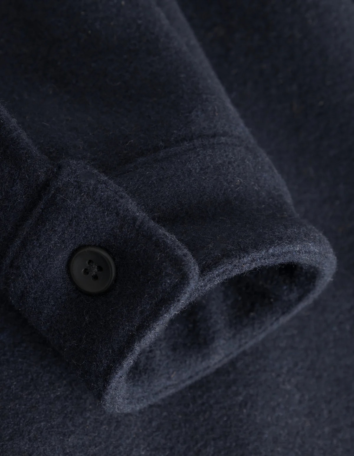 Les Deux Jason Wool Overshirt 2.0 - Marine | Follestad