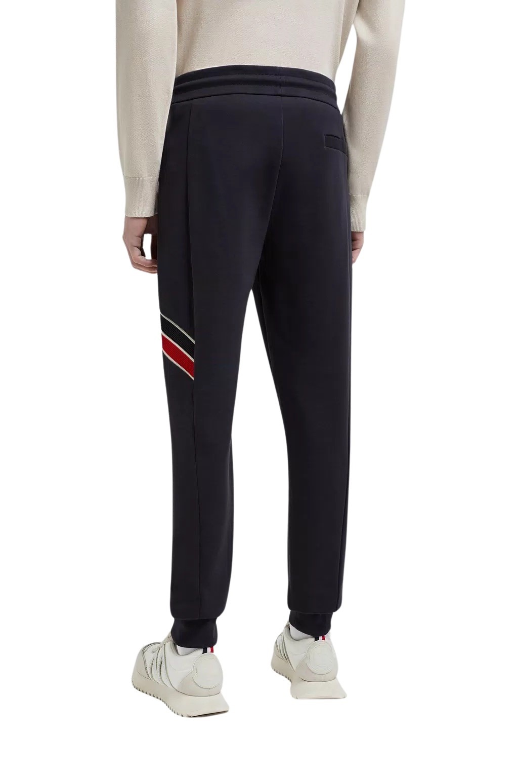 Moncler Tricolour Trim Track Pants - Marine | Follestad