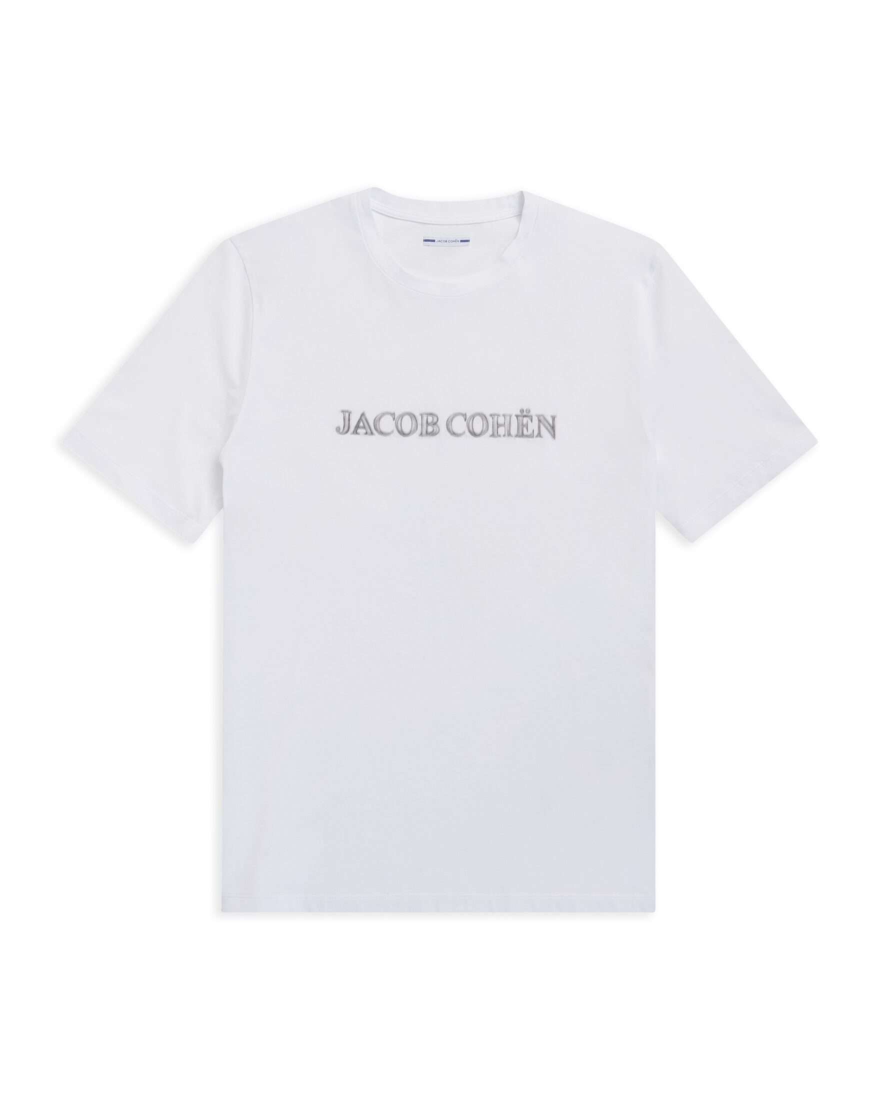 Jacob Cohën Logo T-Shirt - Hvit | Follestad