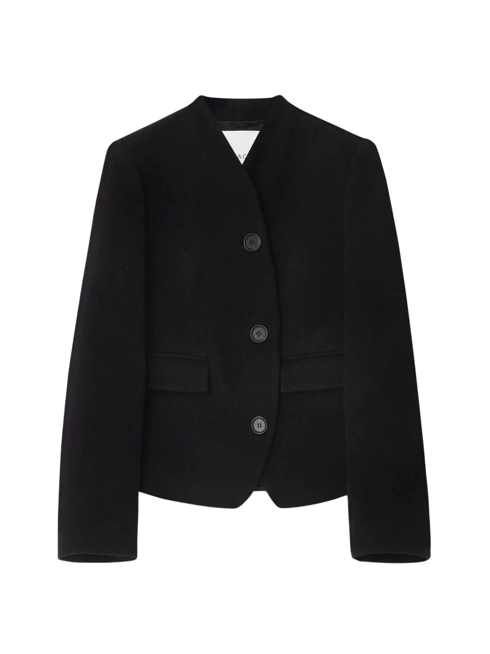 Dagmar Short Curved Jacket - Sort | Follestad