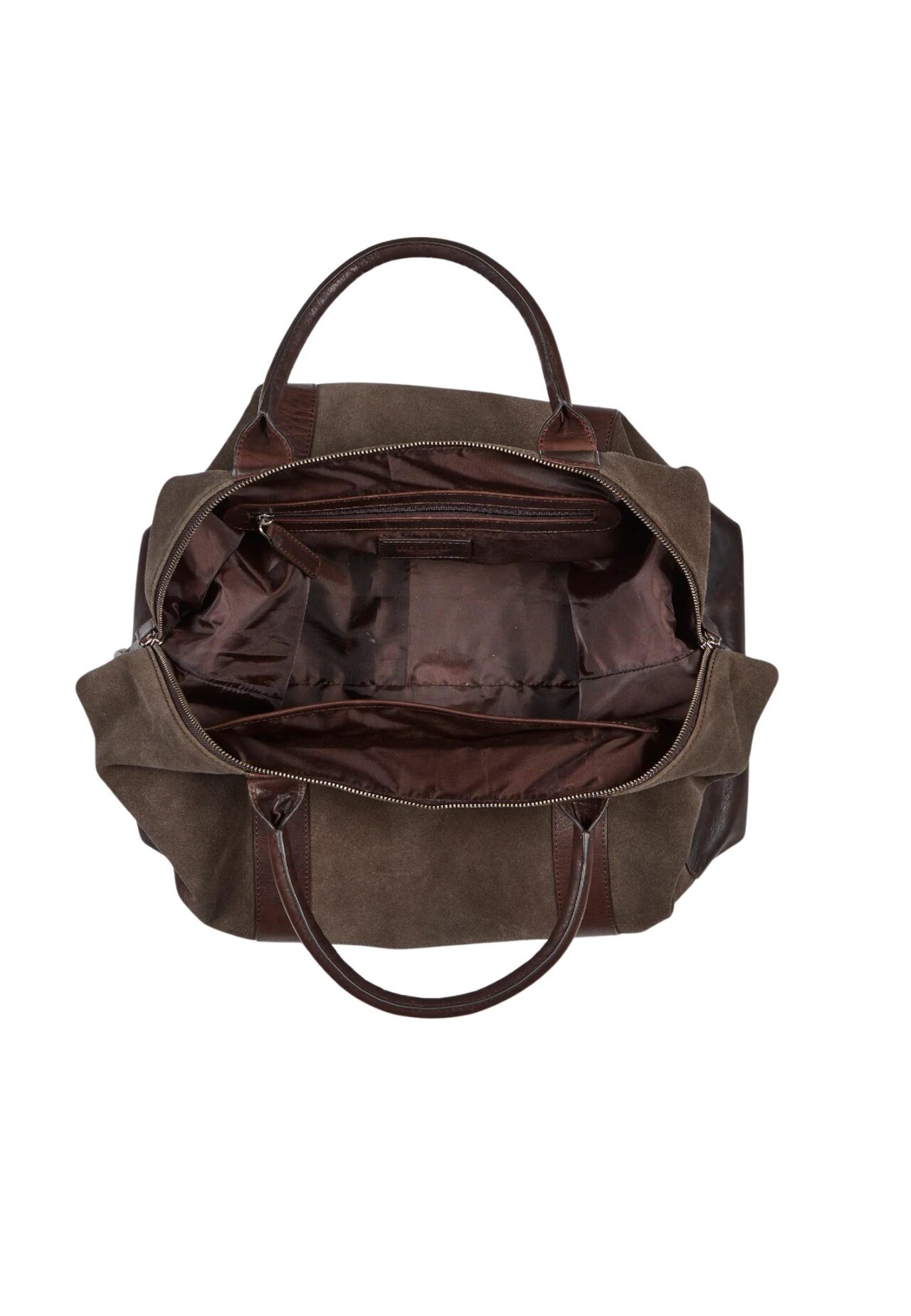 Howard London Steven Suede Weekend Bag - Mørkbrun | Follestad